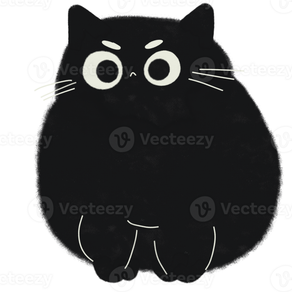 Illustration of cute chubby cat 26957508 PNG Illustration of cute chubby cat 26957508 PNG