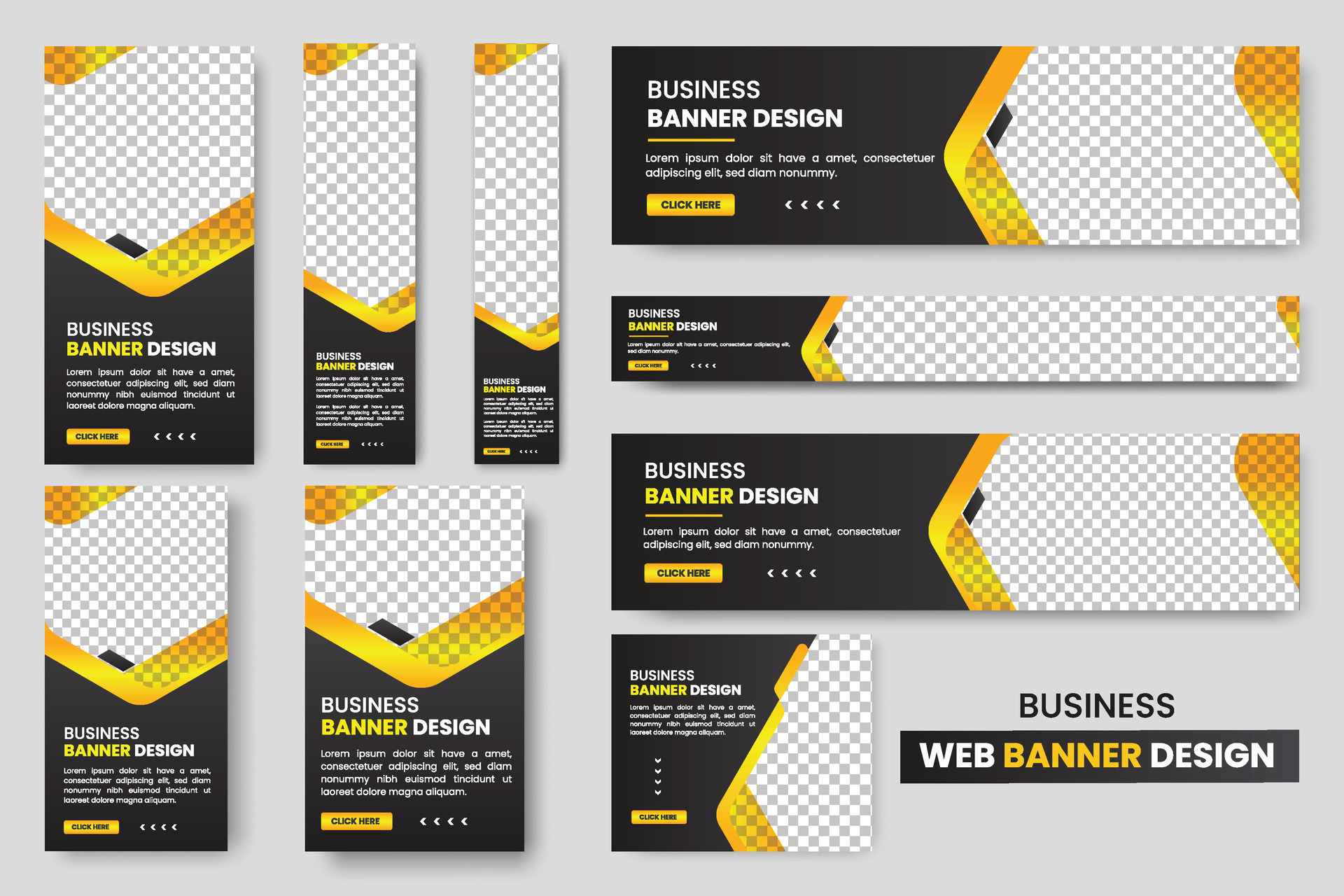 Web Banner Template Set Horizontal Header Web Banner Cover Header Background For Website