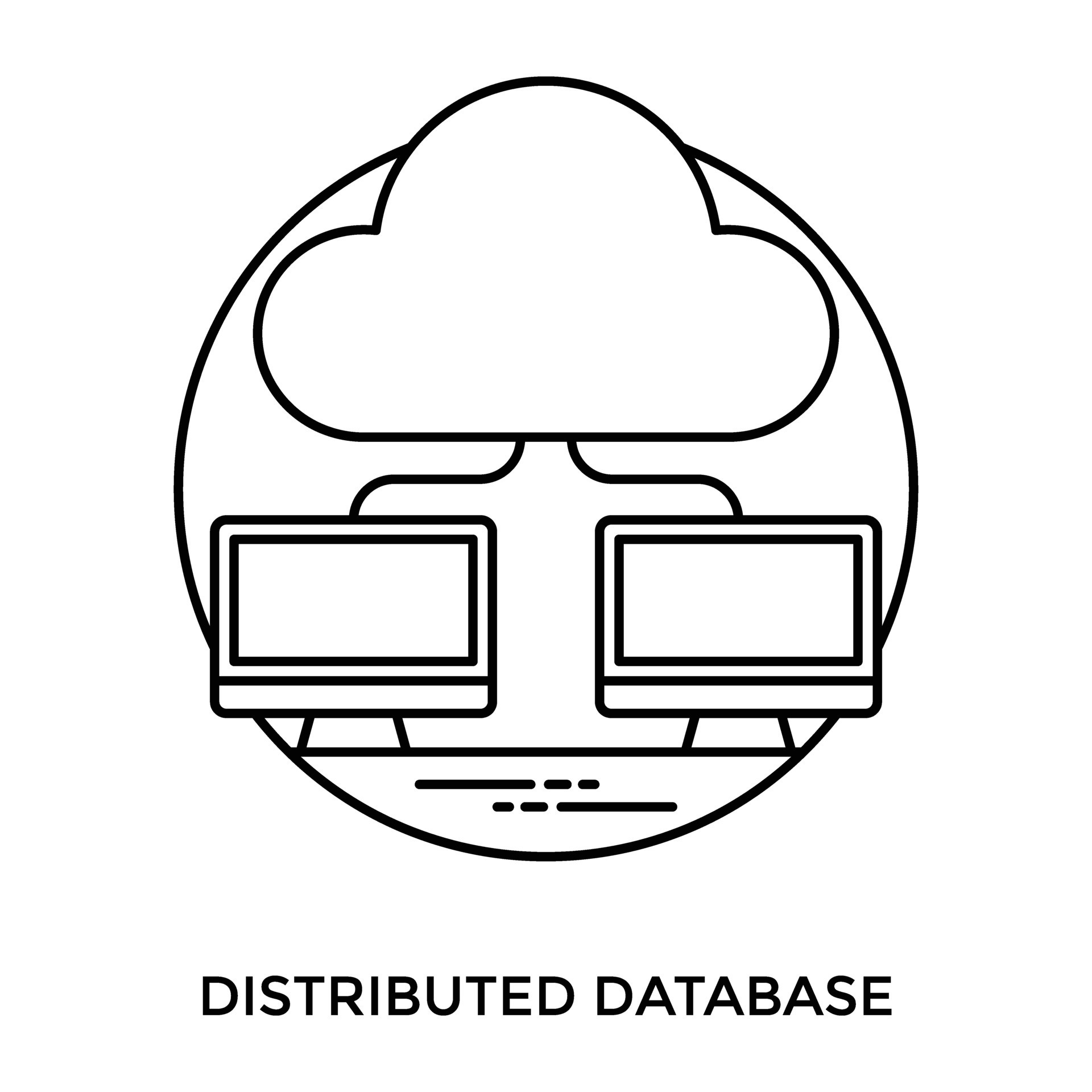Cloud storage shared between to desktops offering concept for ...