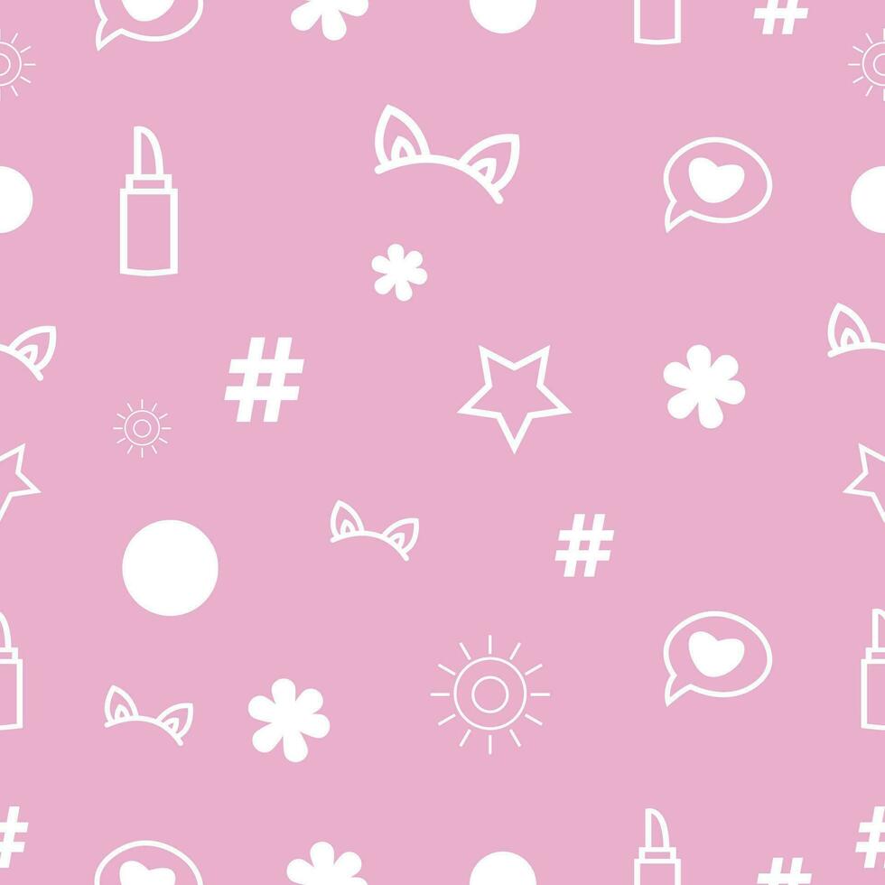 Barbie clip art background pattern 26971209 Vector Art at Vecteezy