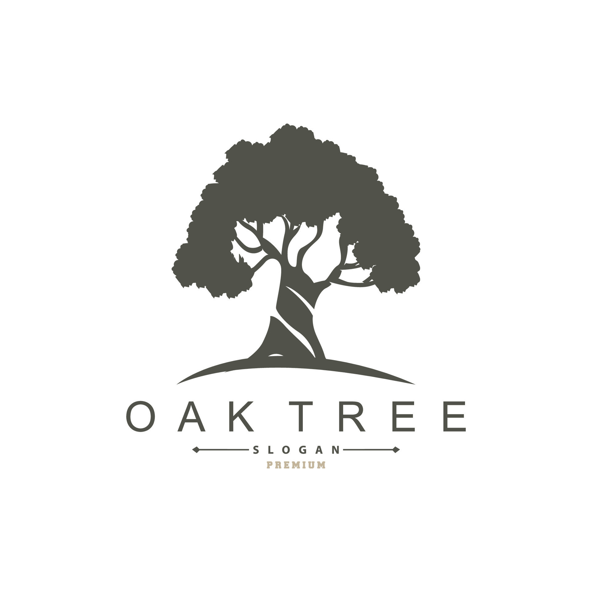 Simple Oak Tree Design