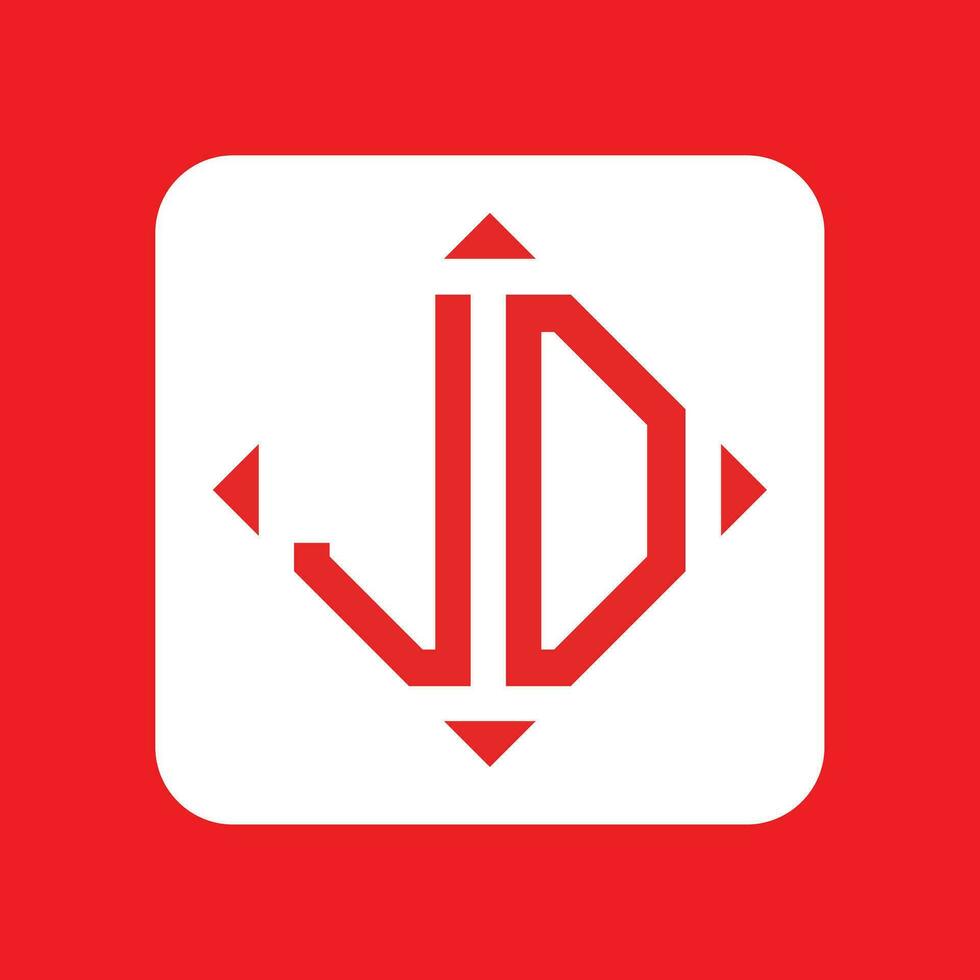 Creative Simple Initial Monogram Jd Logo Designs 26972263 Vector Art At Vecteezy