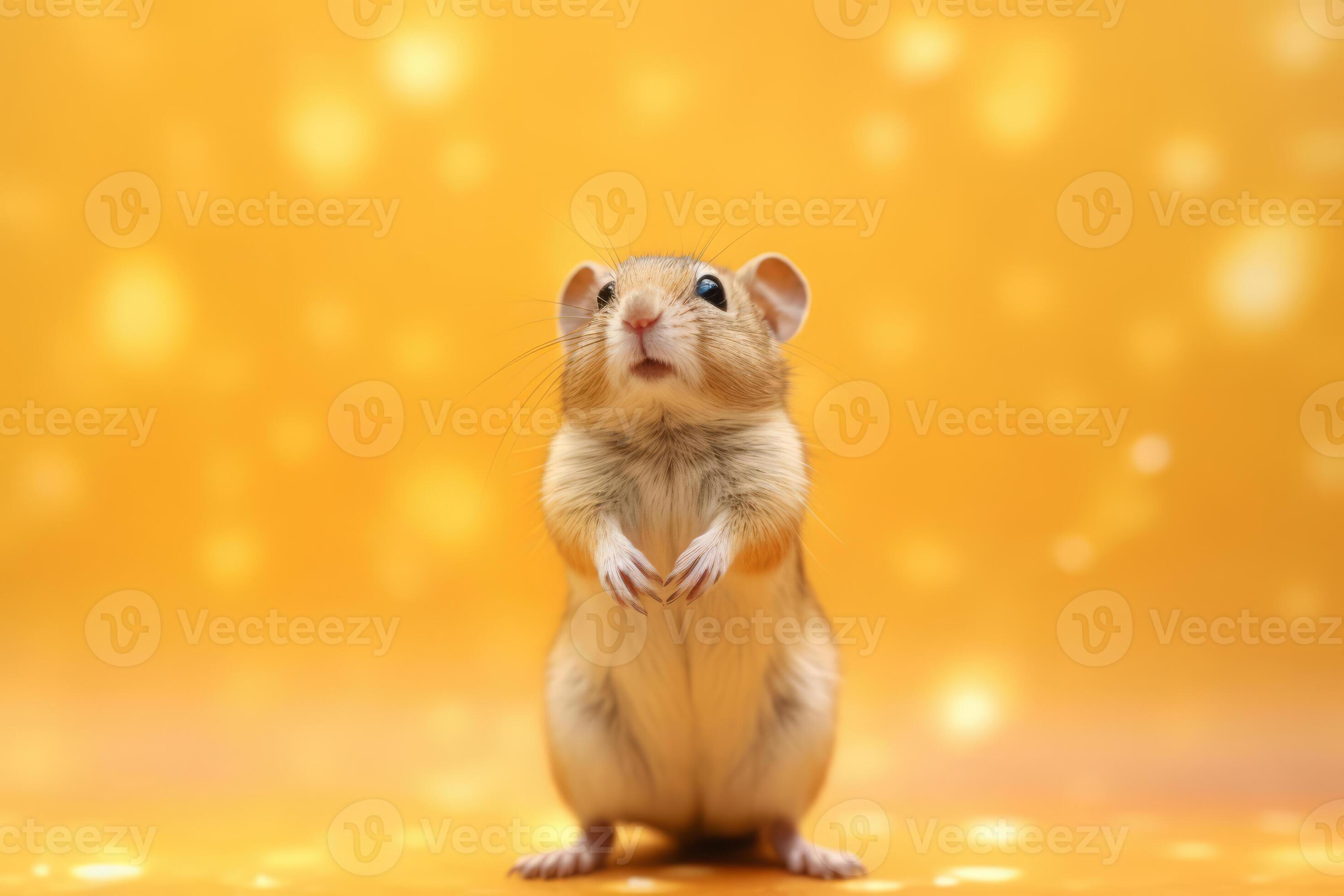 Very cute Gerbil in nature, national geography, Wide life animals. AI ...