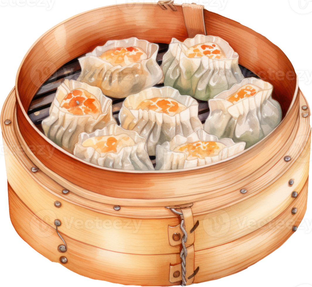 Dim sum watercolor illustration. AI Generated 26976443 PNG Dim sum watercolor illustration. AI Generated 26976443 PNG