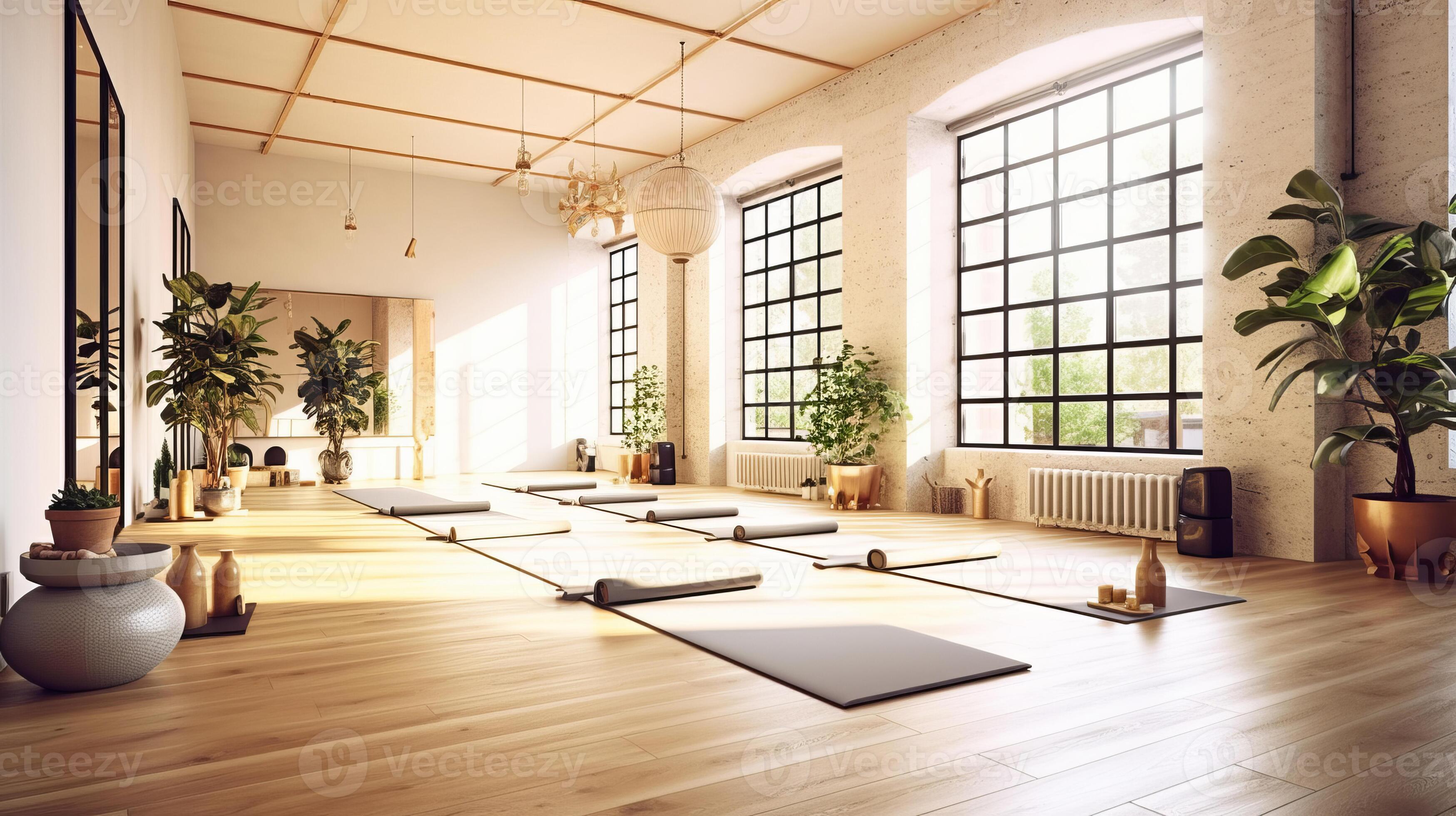 The Yoga Studio room of a beautiful bright modern style house ...