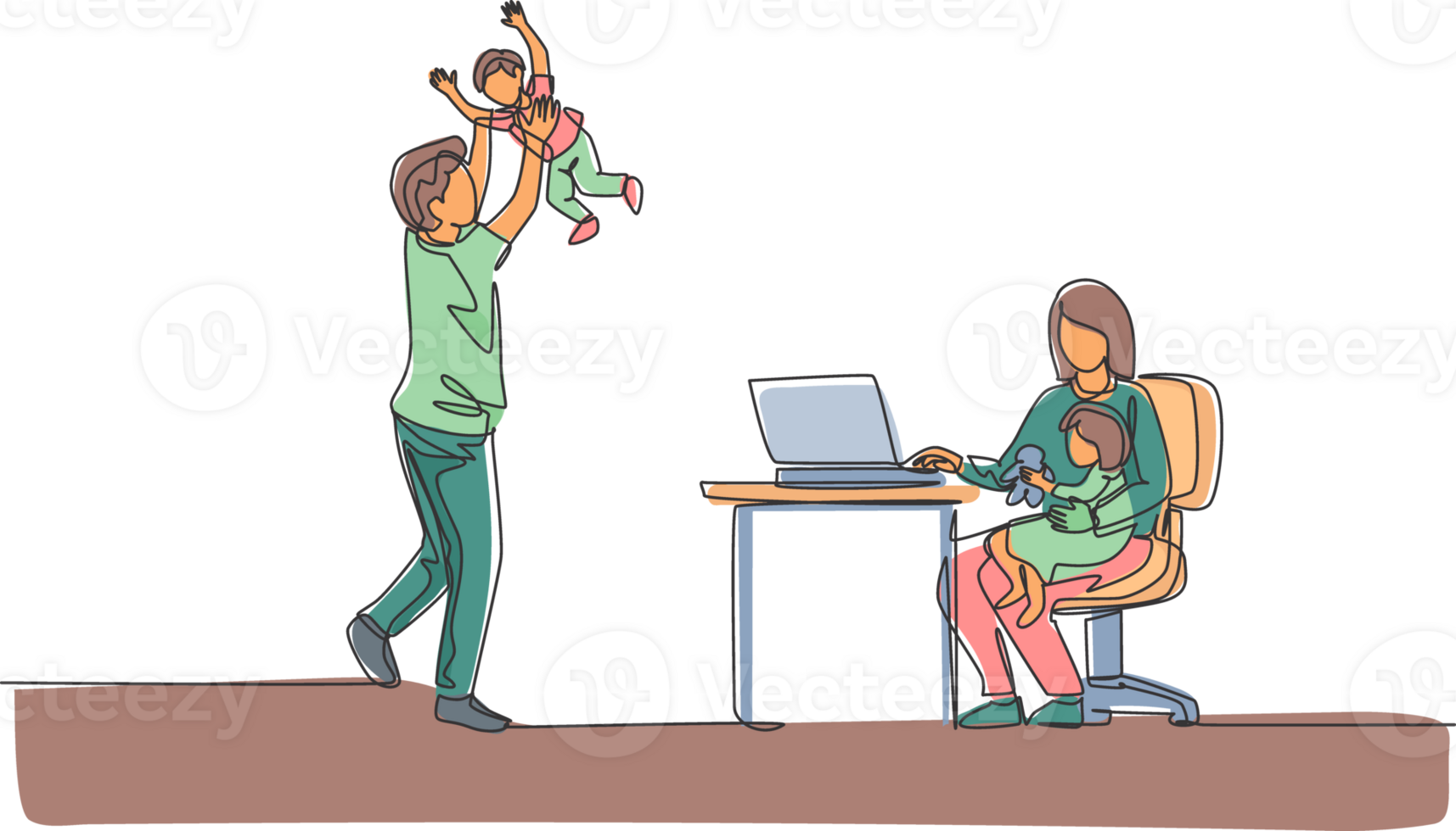 Working Mom Pngs For Free Download
