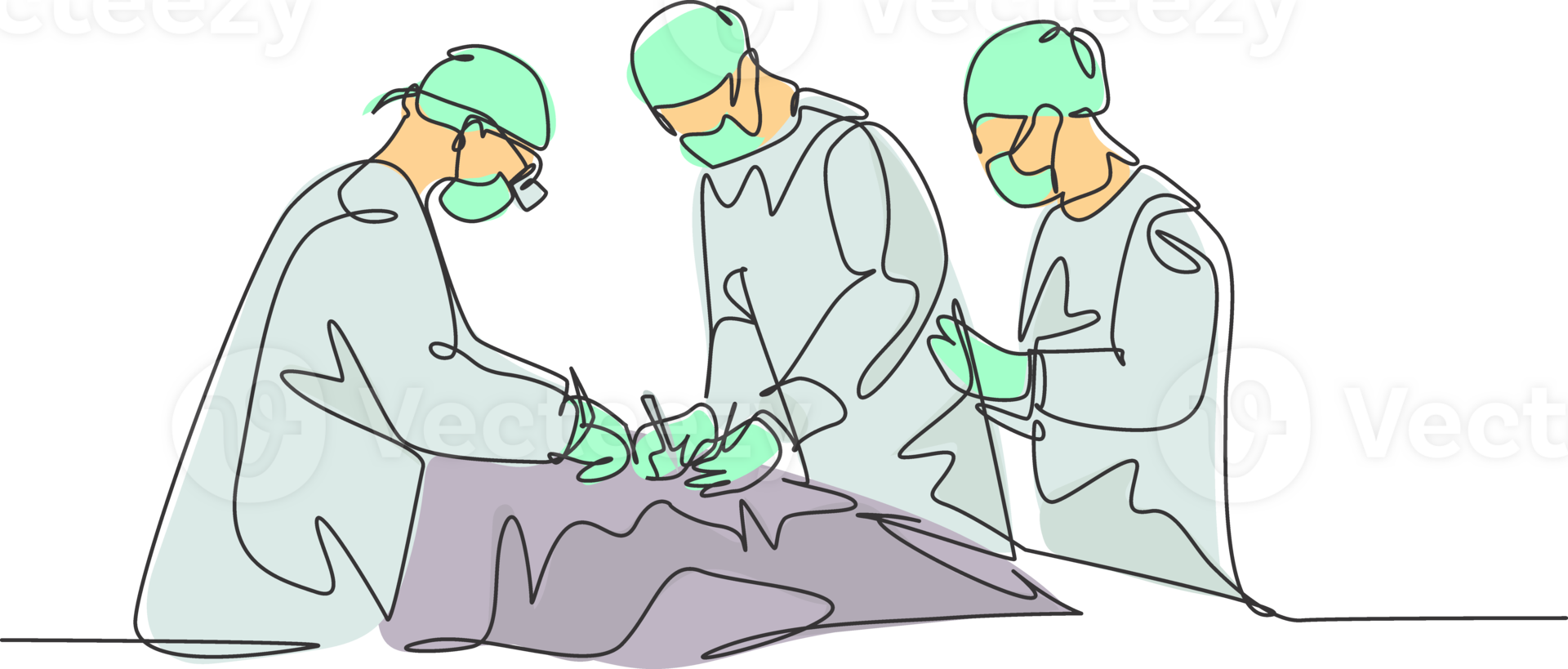 soltero continuo soltero línea dibujo grupo de equipo cirujano médico ... soltero continuo soltero línea dibujo grupo de equipo cirujano médico ...