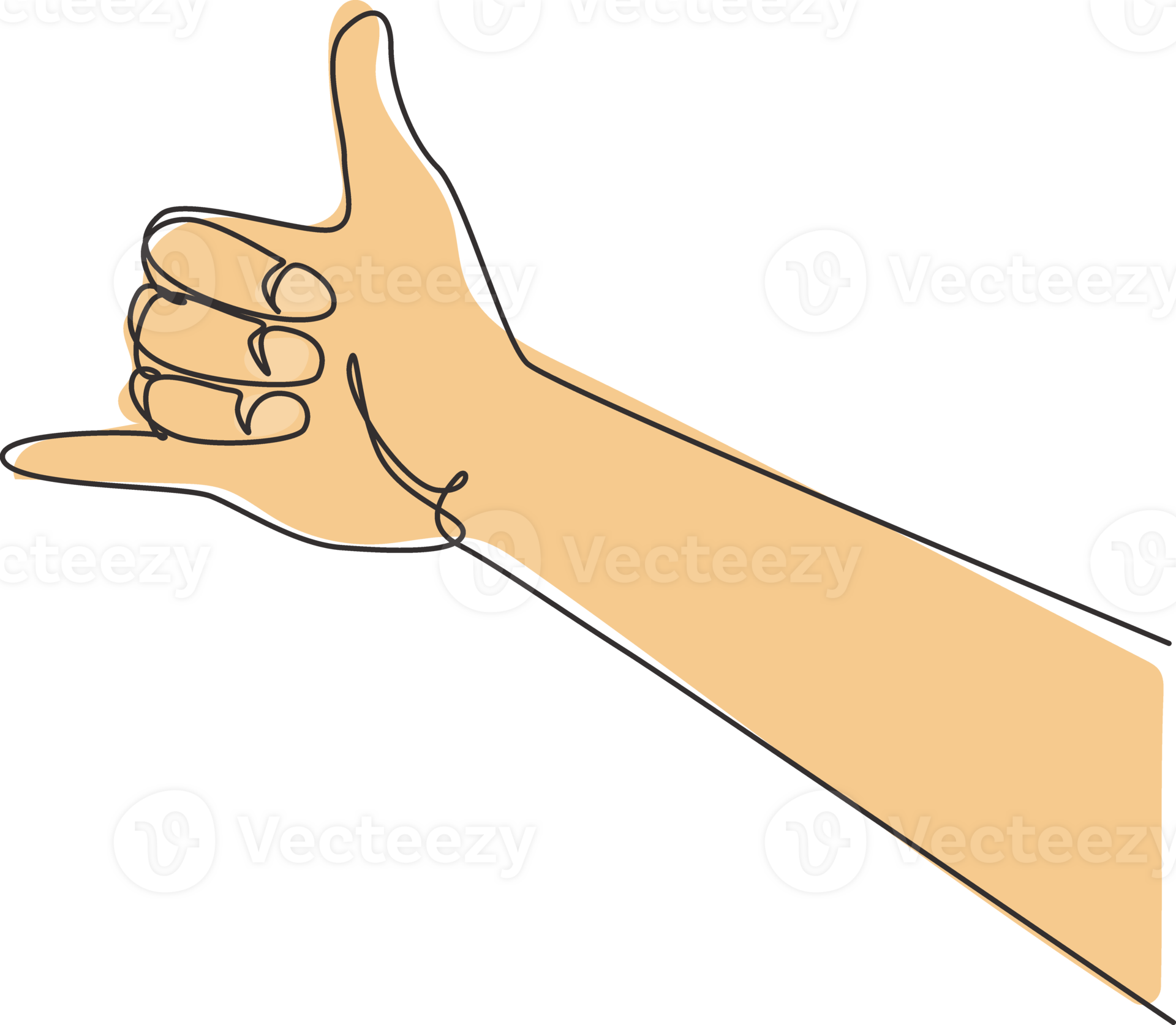 Single continuous line drawing shaka sign gesture. Hawaiian hand sign ... Single continuous line drawing shaka sign gesture. Hawaiian hand sign ...