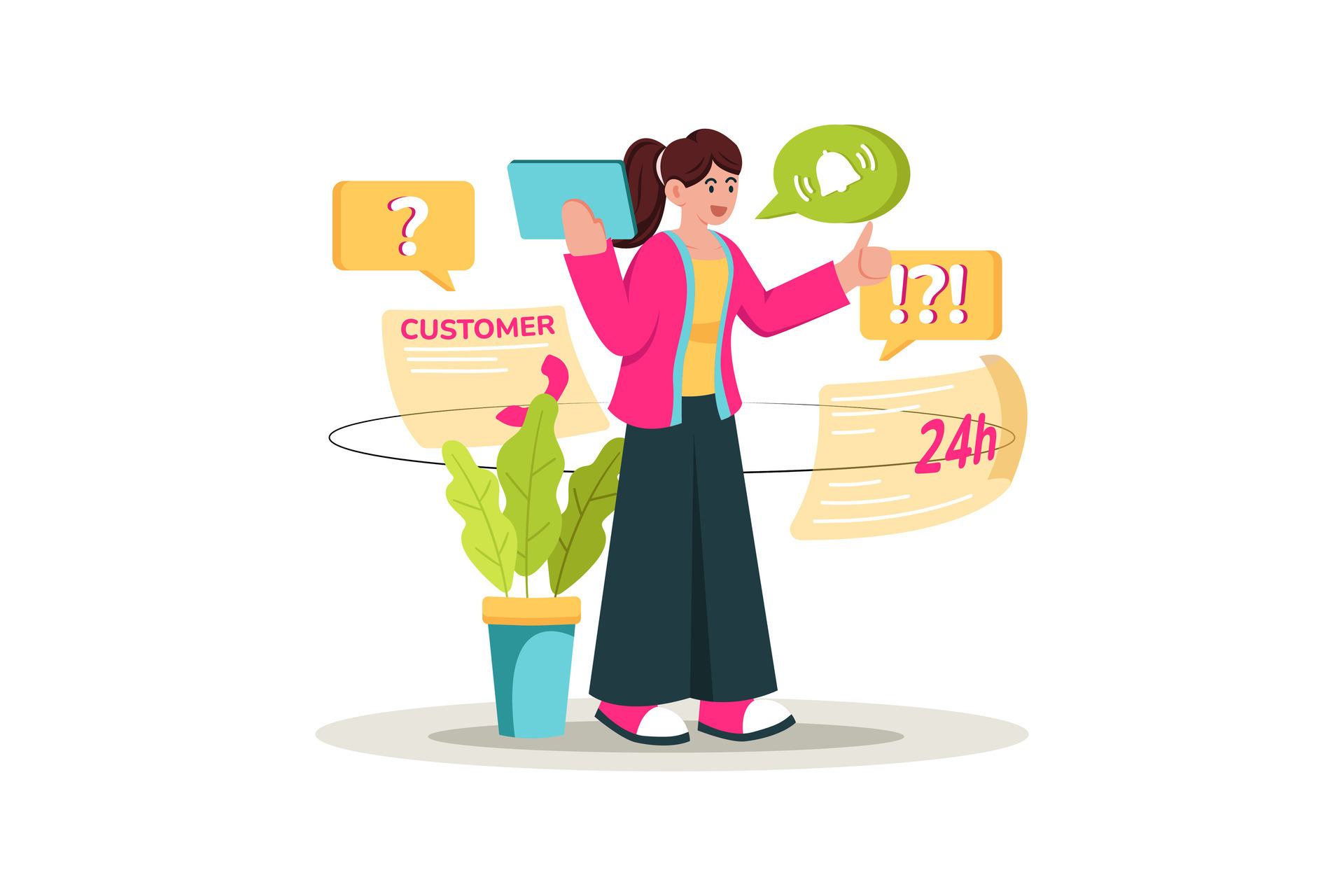 Customer service representative multitasking customer assistance ... Customer service representative multitasking customer assistance ...