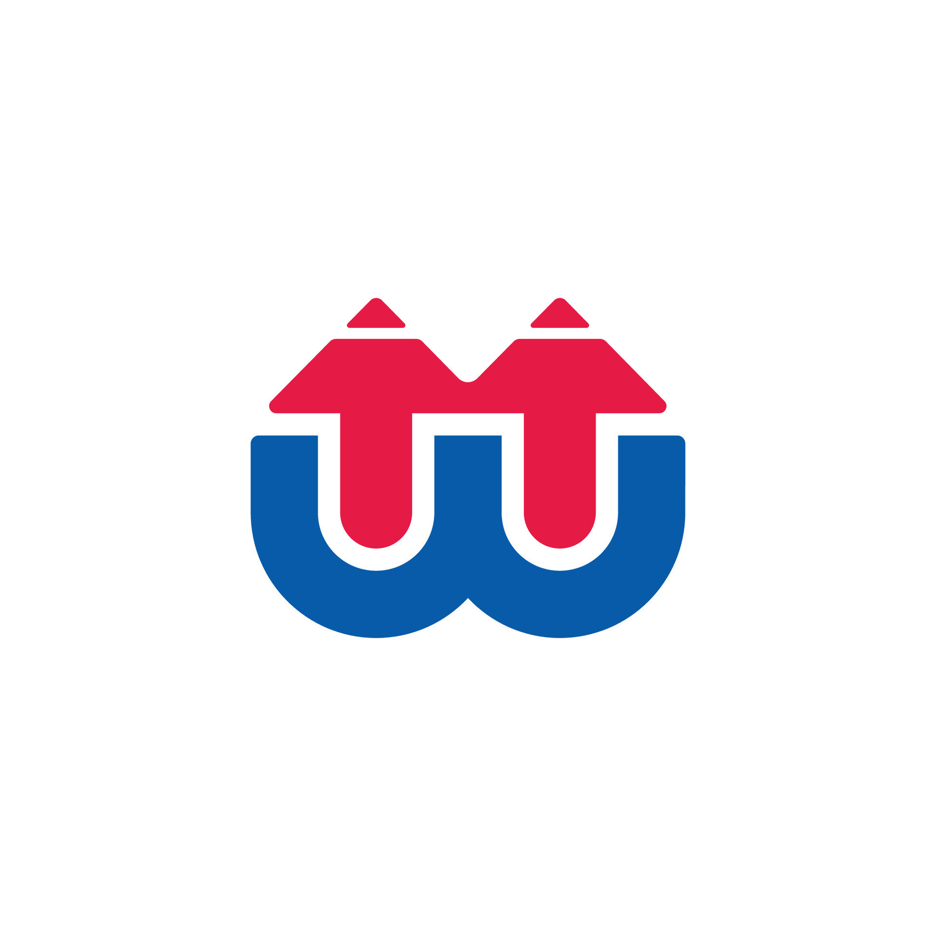 letter w motion up arrow shape geometric design logo vector 26994030 ...