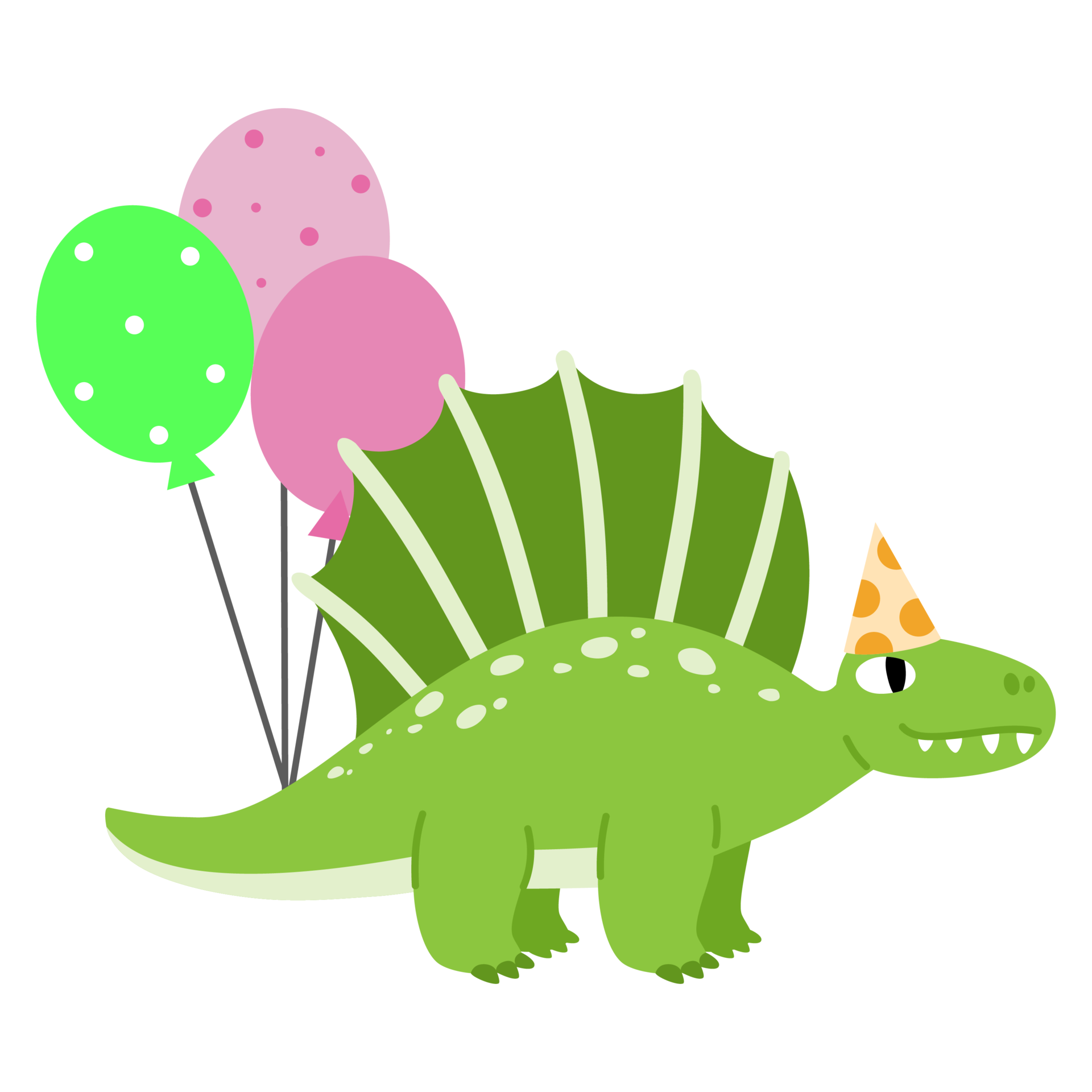 Dinosaur party Clipart. happy dino 26995241 PNG