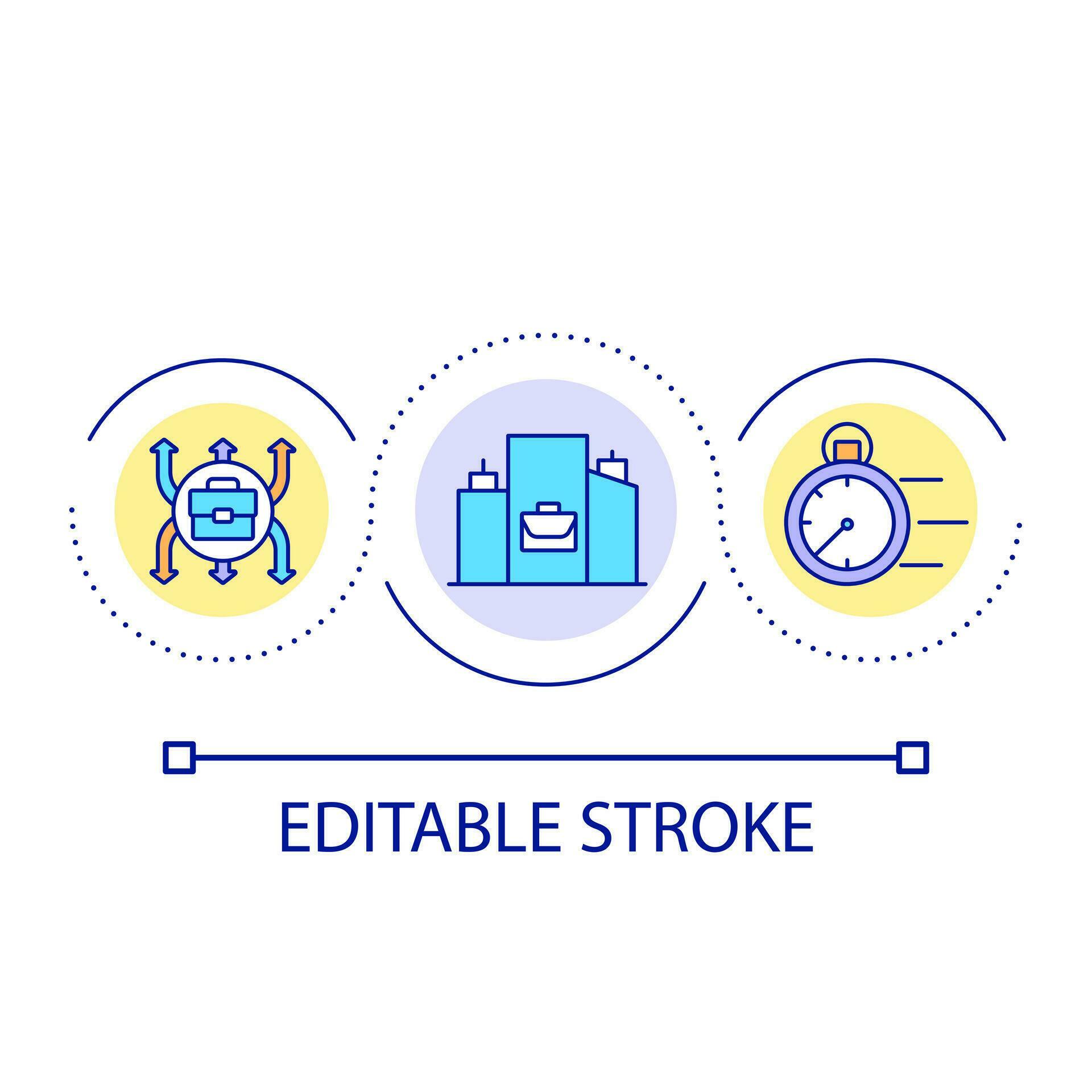 Improve work performance loop concept icon. Productivity at job ...