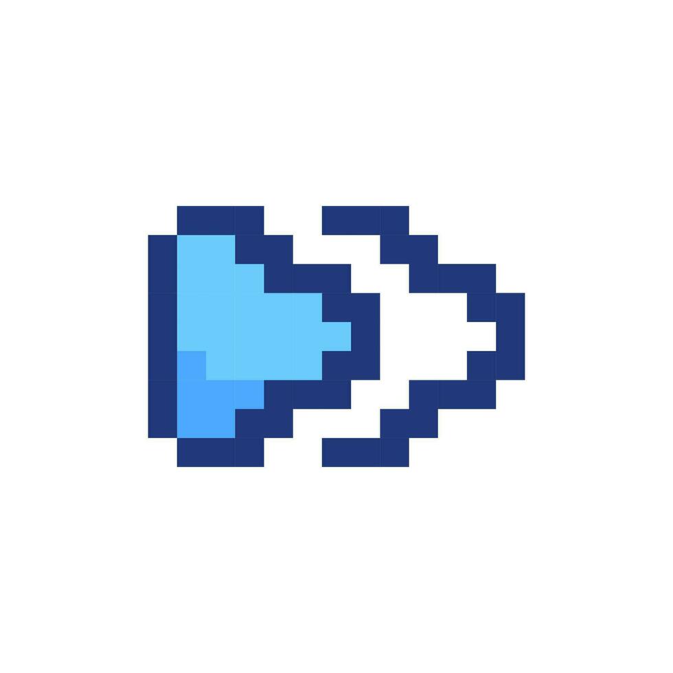 Fast Forward Button Pixelated Rgb Color Ui Icon Music Player Switch