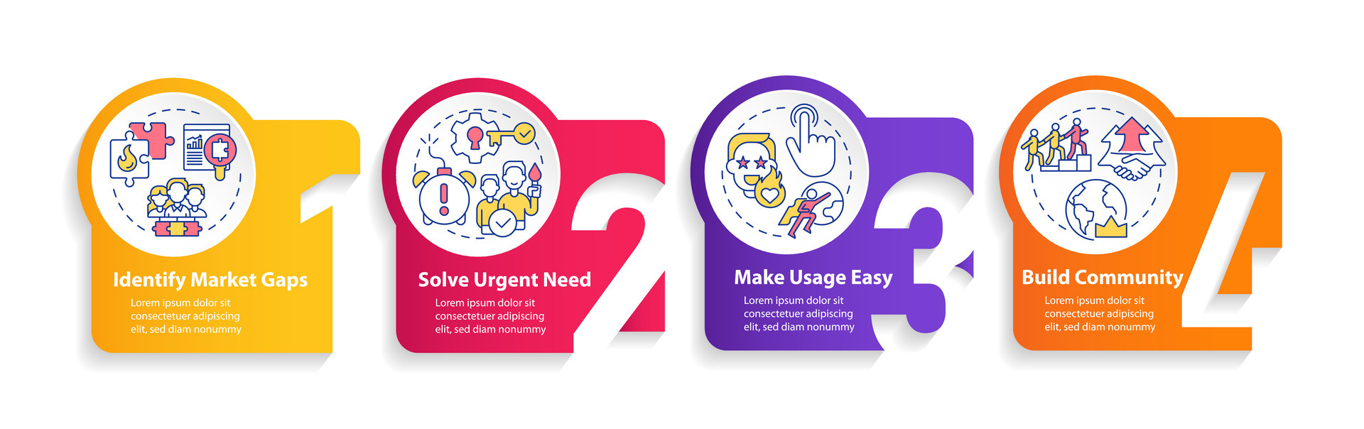 Become trendsetter circle infographic template. Market trend. Data ...