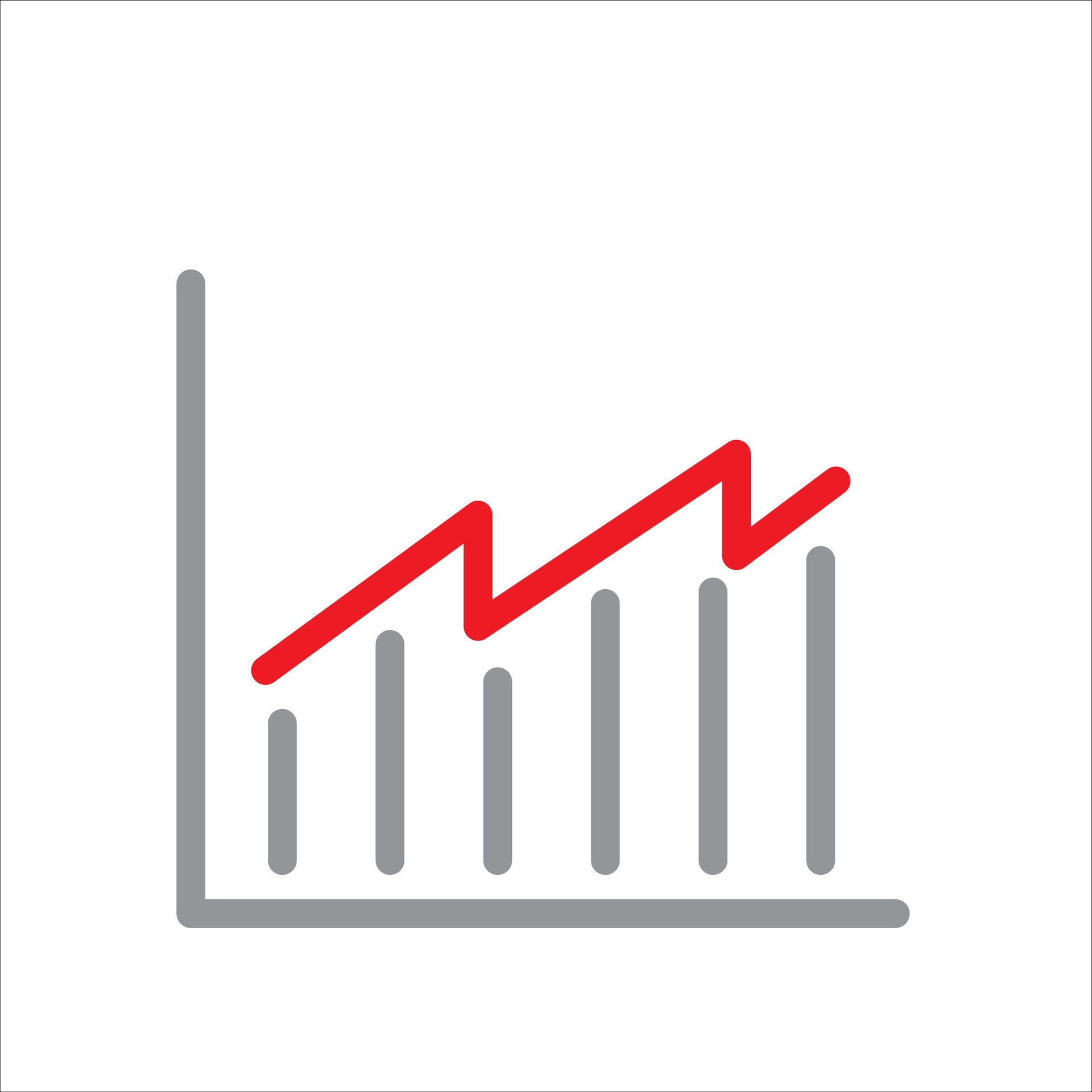Graph Icon Vector Illustration Symbol 26998518 Vector Art At Vecteezy