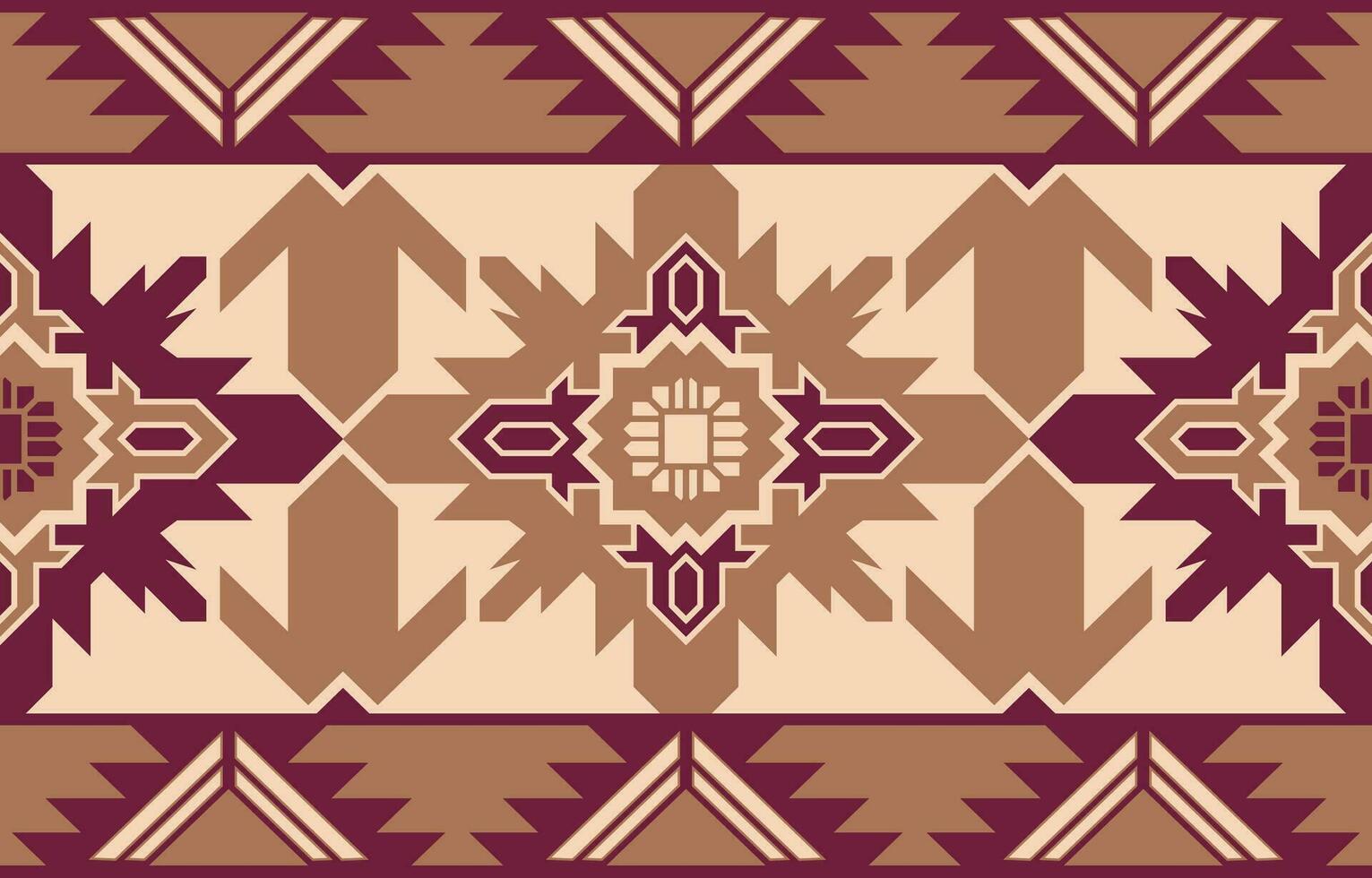 Native American Southwest, Aztec, Navajo seamless pattern. Tribal black ...