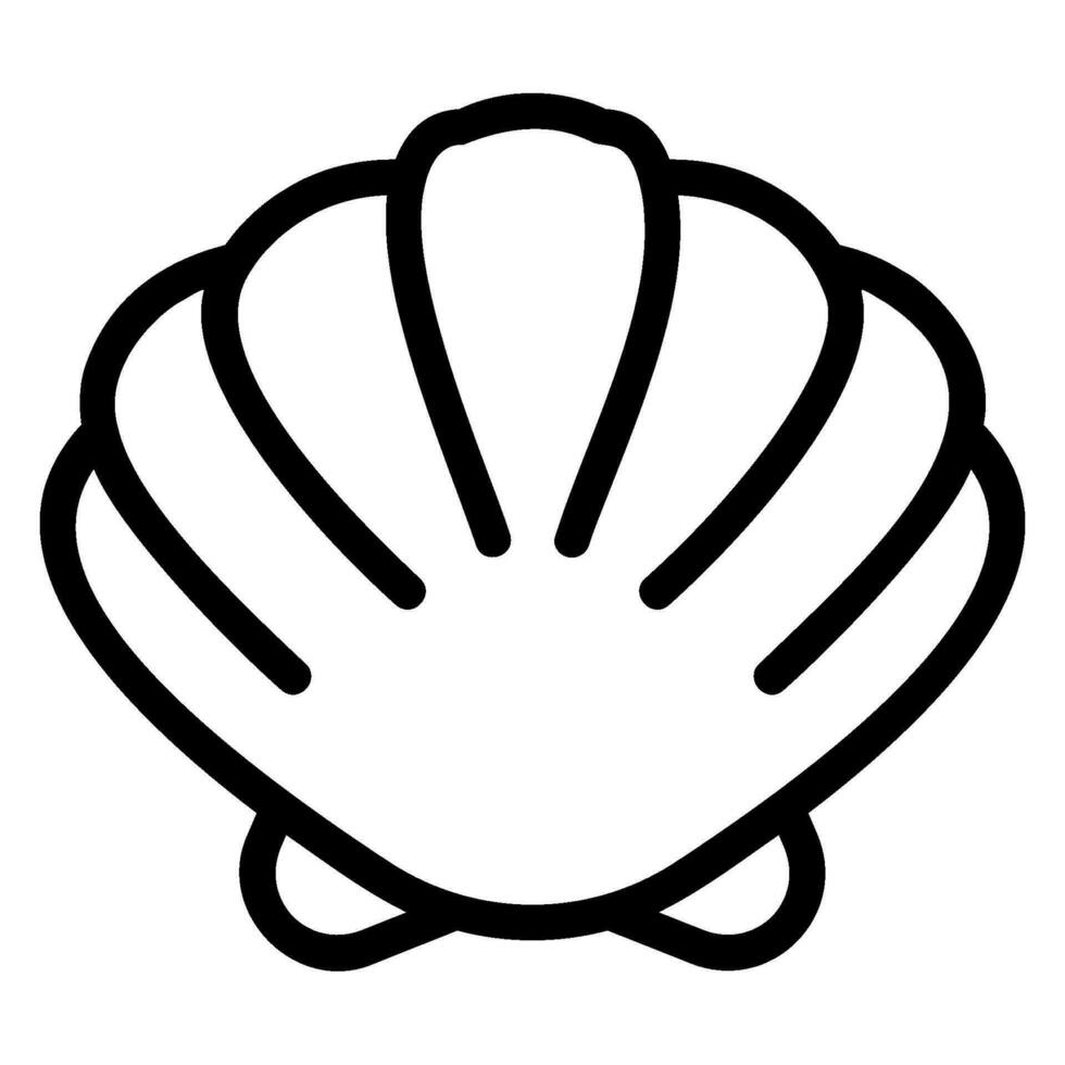 shell line icon 27000660 Vector Art at Vecteezy