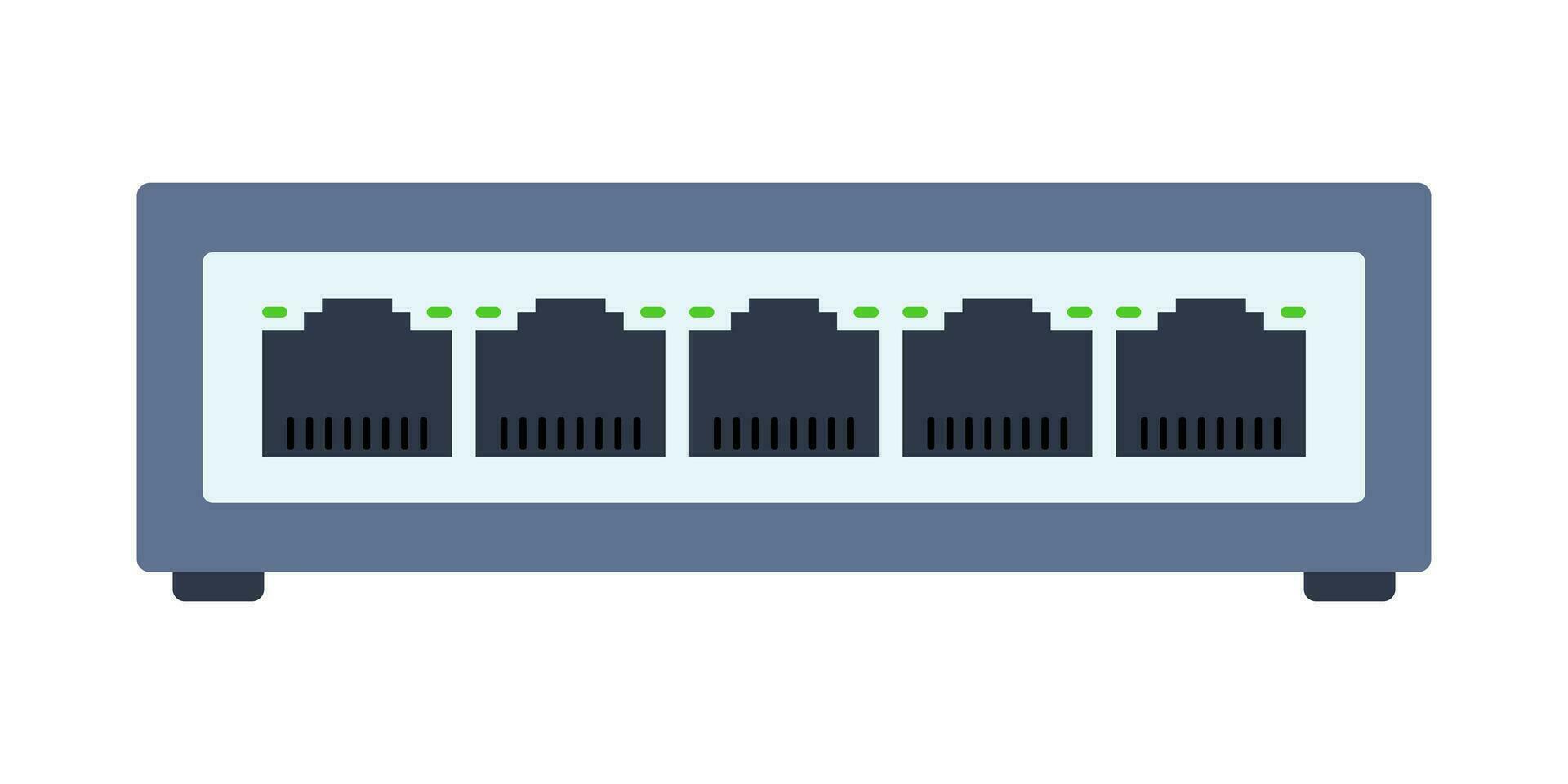 Network Switch Vector Illustration. LAN router isolated background ... Network Switch Vector Illustration. LAN router isolated background ...
