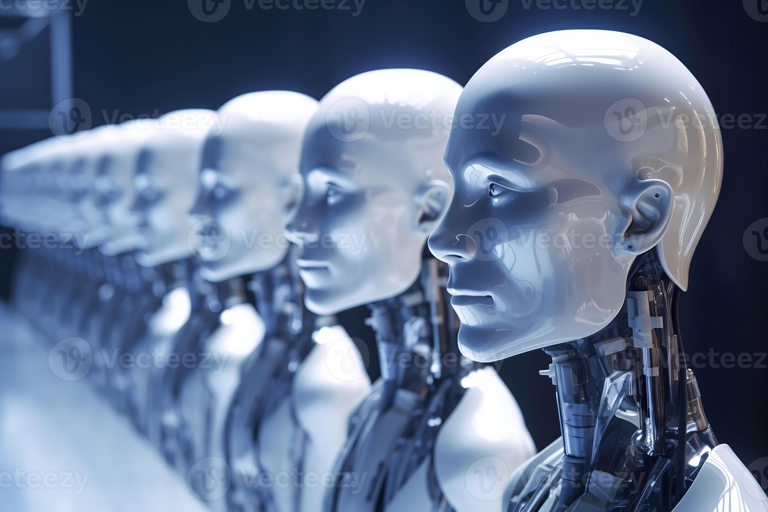 AI robots artificial intelligence and robotization, 27002309 Stock Photo at Vecteezy