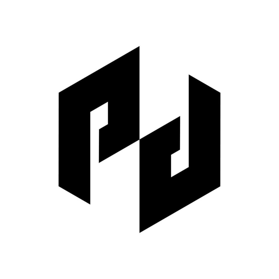 Pd Letter Logo Design 27005996 Vector Art At Vecteezy