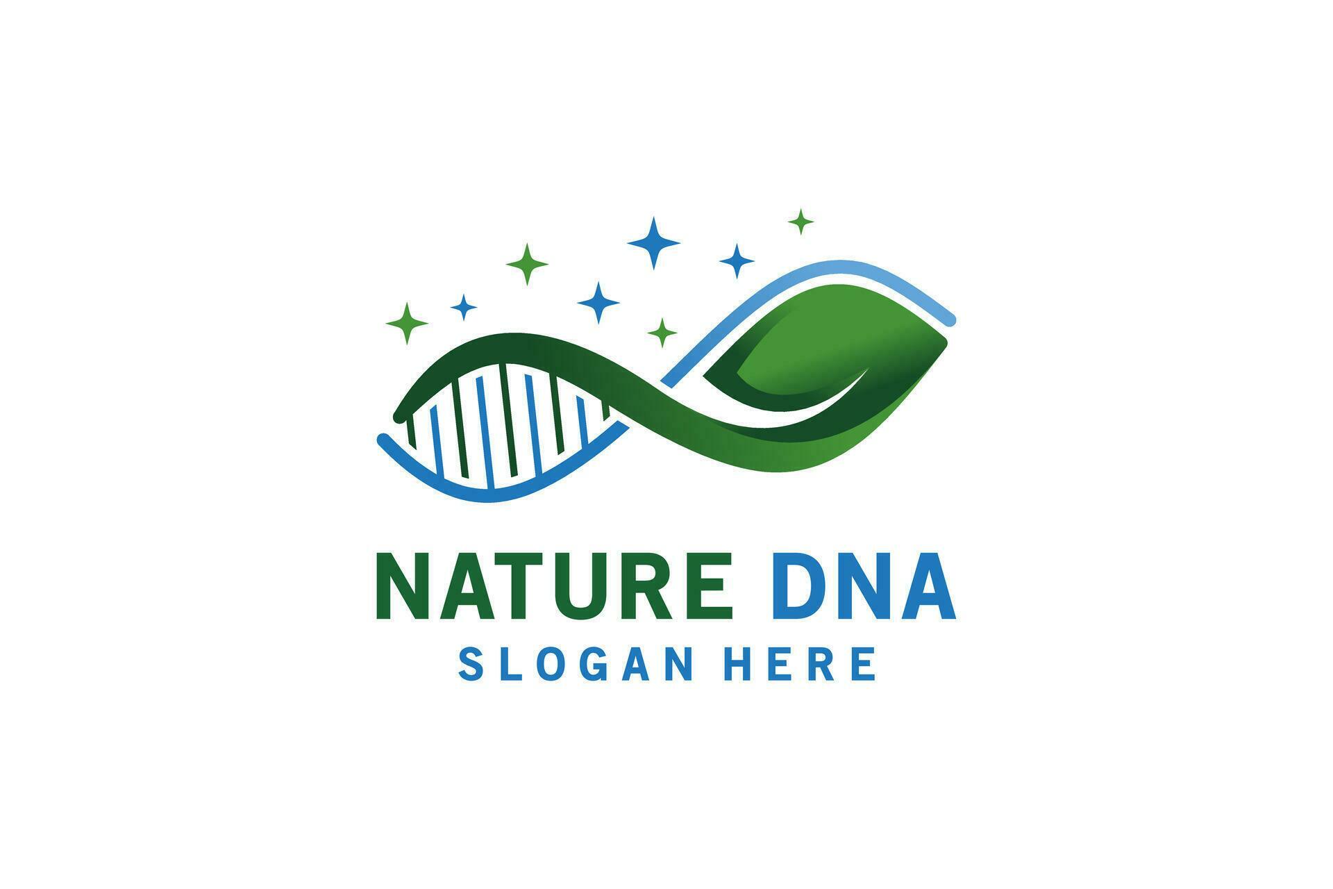 Leaf nature dna logo design, creative modern medical logo type vector illustration 27009001 ...
