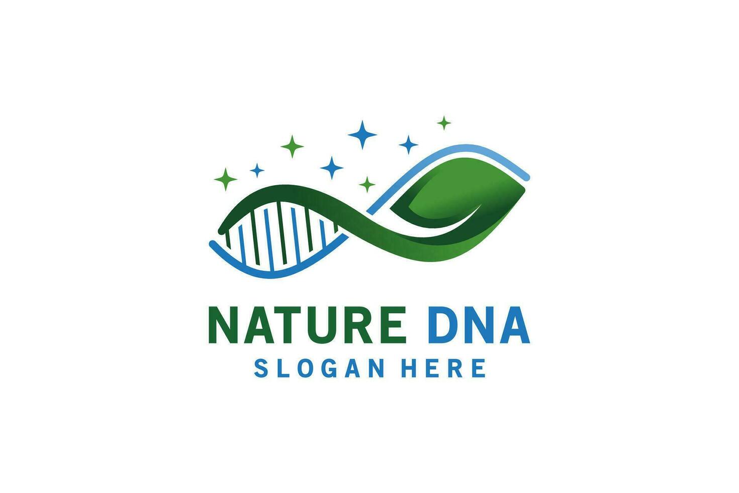 Leaf nature dna logo design, creative modern medical logo type vector illustration 27009001 ...