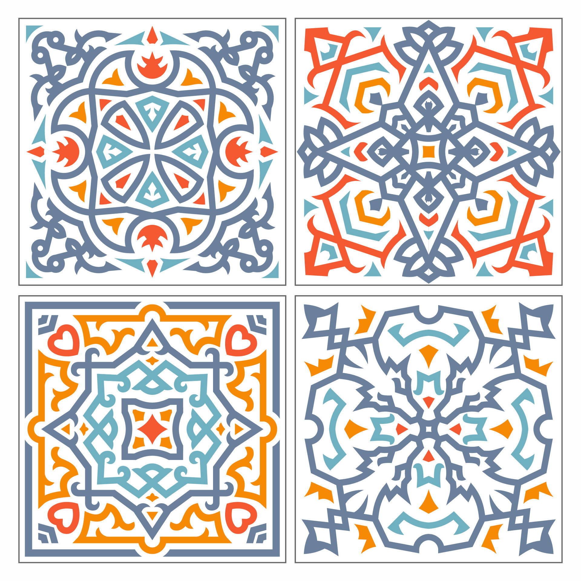 Vector ceramic tile pattern design 27009372 Vector Art at Vecteezy