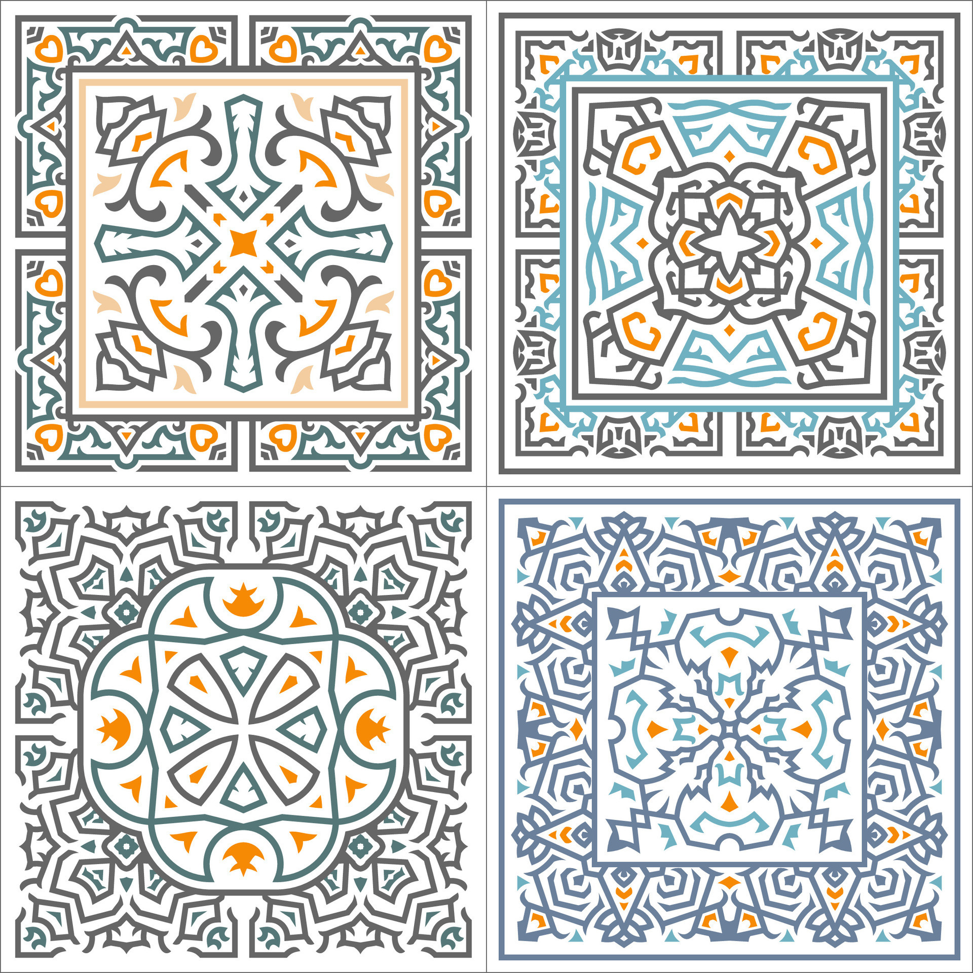 Vector ceramic tile pattern design 27009376 Vector Art at Vecteezy