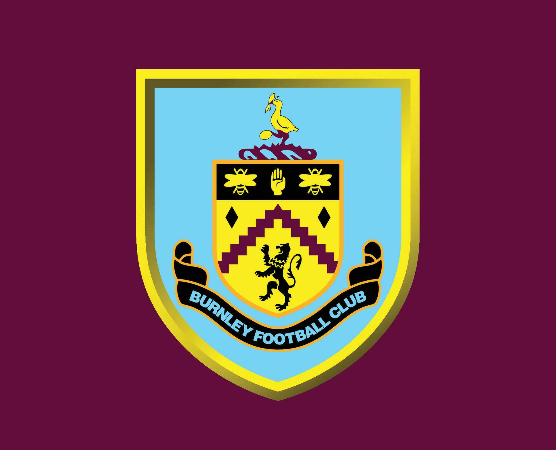 Burnley Fc Club Logo Symbol Premier League Football Abstract Design