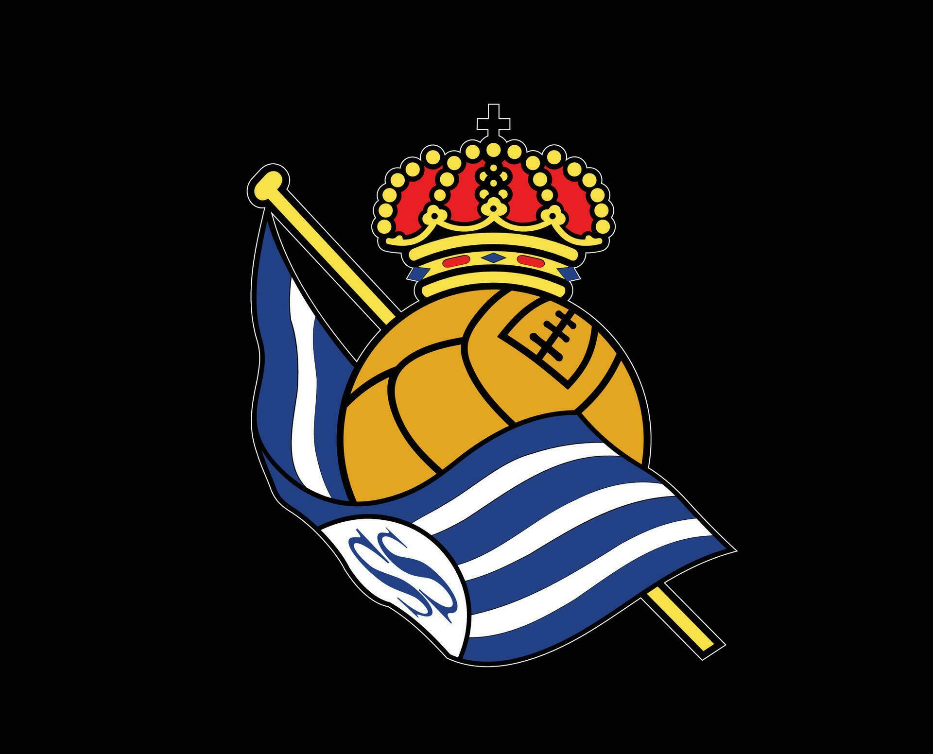 Real Sociedad Club Logo Symbol La Liga Spain Football Abstract Design ... Real Sociedad Club Logo Symbol La Liga Spain Football Abstract Design ...