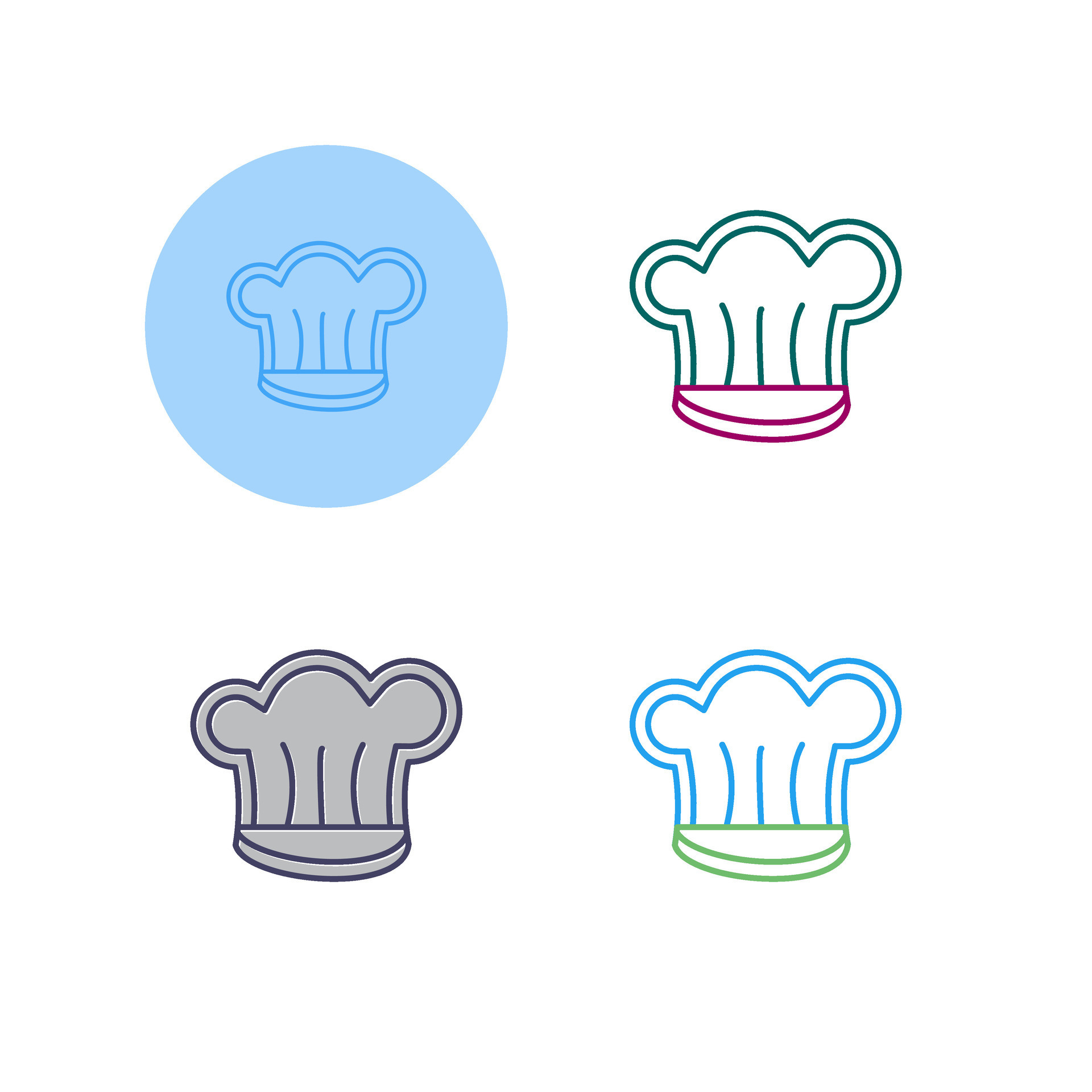 Chef Hat Vector Icon 27014787 Vector Art at Vecteezy