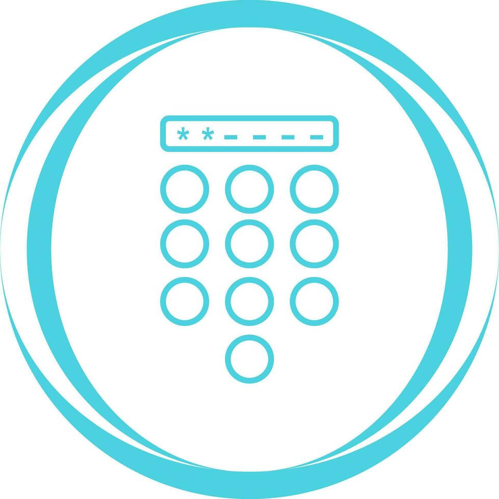 Passcode Lock Vector Icon 27045513 Vector Art at Vecteezy