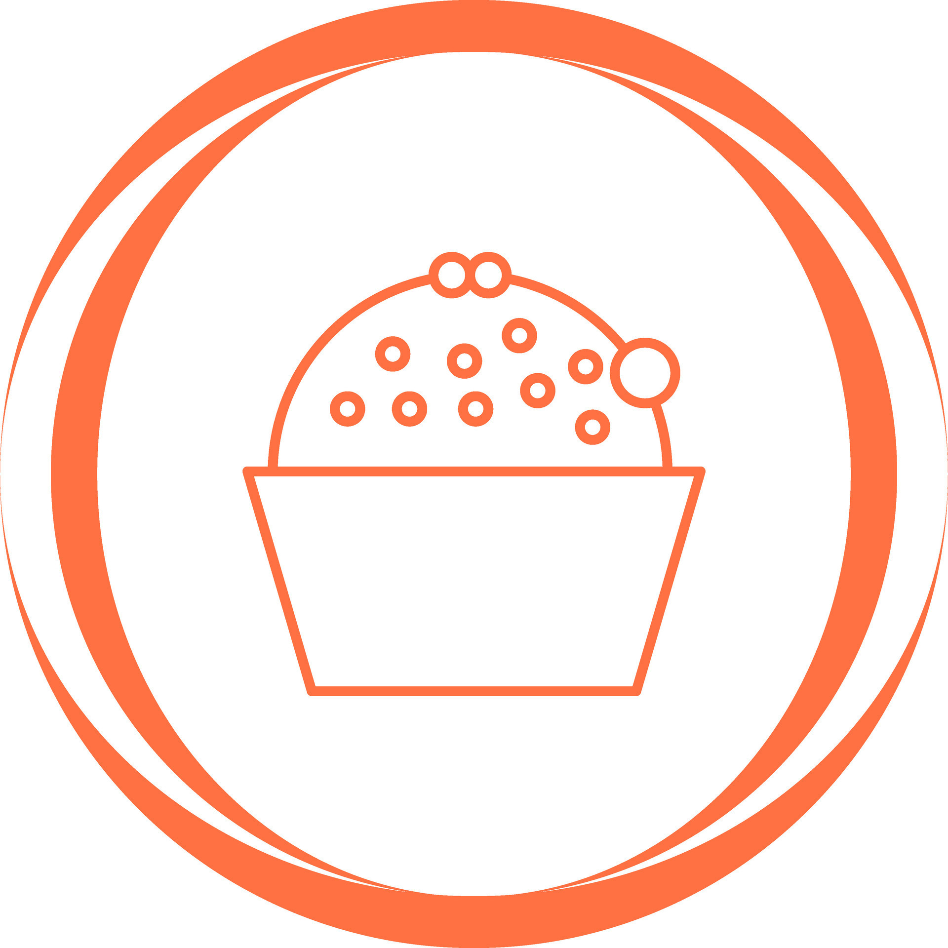 Cup Cake Vector Icon 27046359 Vector Art At Vecteezy