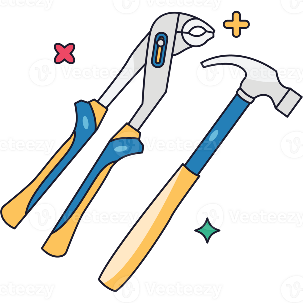 Hammer Toolkit 2D Color Illustrations 27049353 PNG Hammer Toolkit 2D Color Illustrations 27049353 PNG