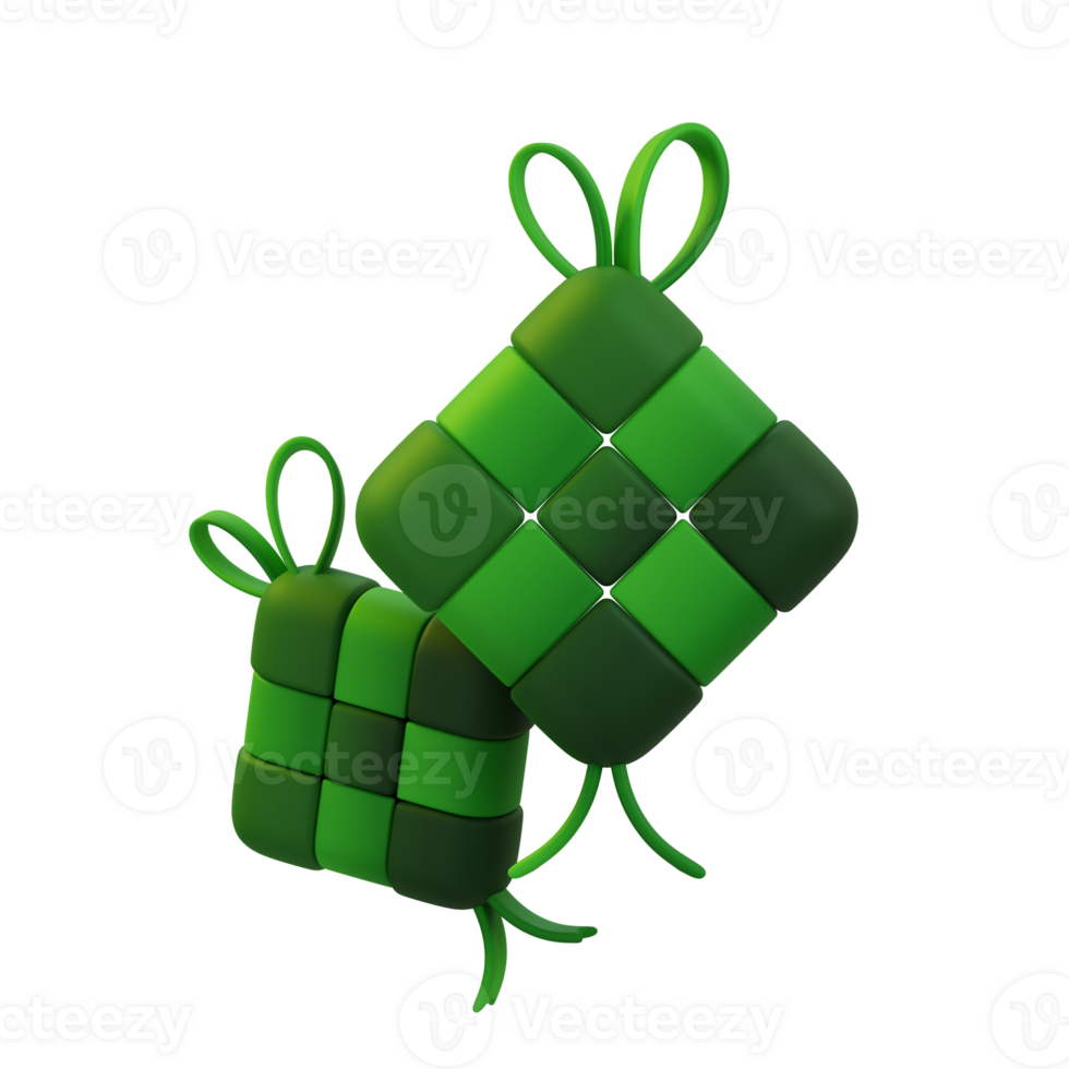 Ketupat Ramadhan 3d Illustrations 27049605 Png