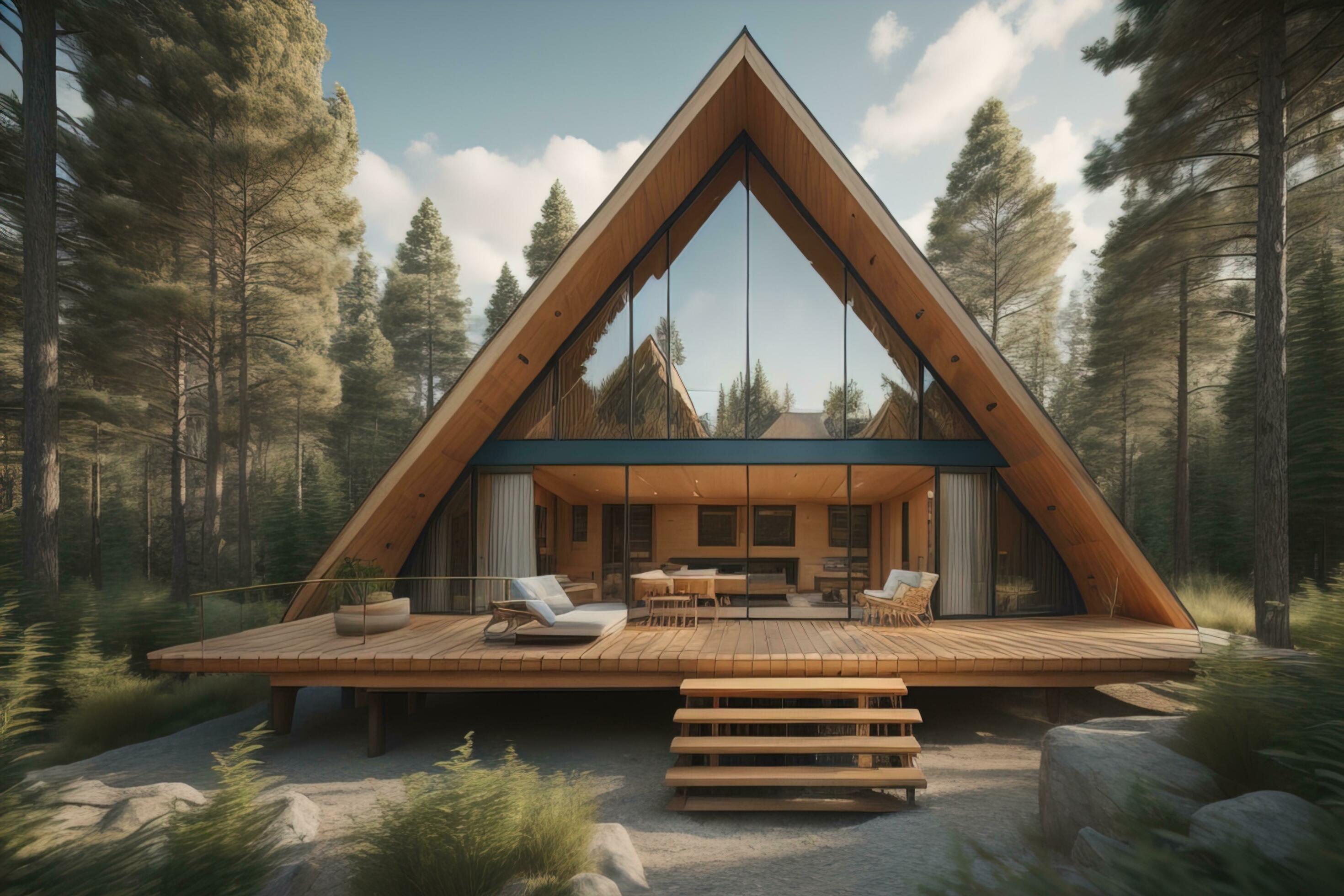 modern cozy chalet with pool and parking for sale or rent. Luxury house ...