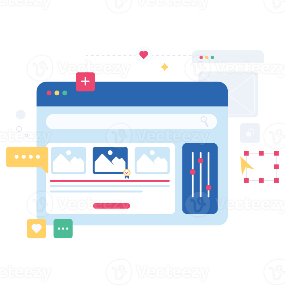 Element Tools Digital Tool Box Color 2d Illustration 27077179 Png