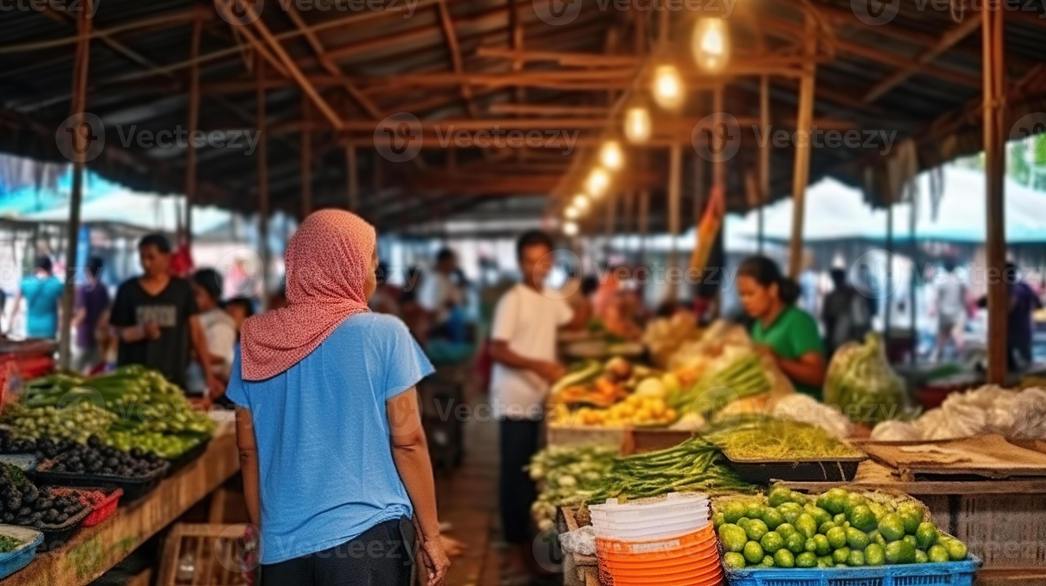 Local Market Experience, Discovering the Rich Treasures of the Local Bazaar. Generative AI ...