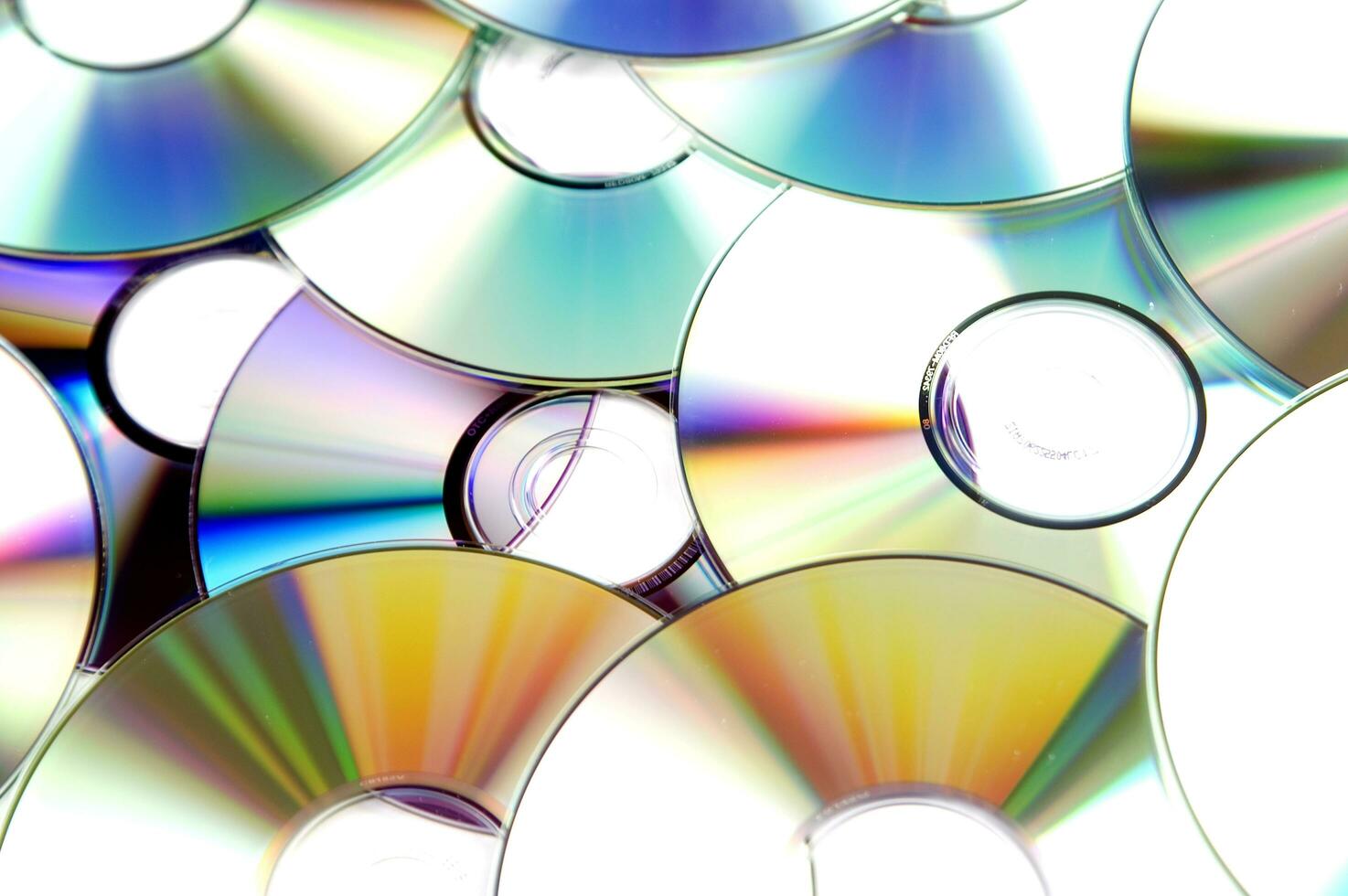 many cd's are arranged in a circle 27092033 Stock Photo at Vecteezy