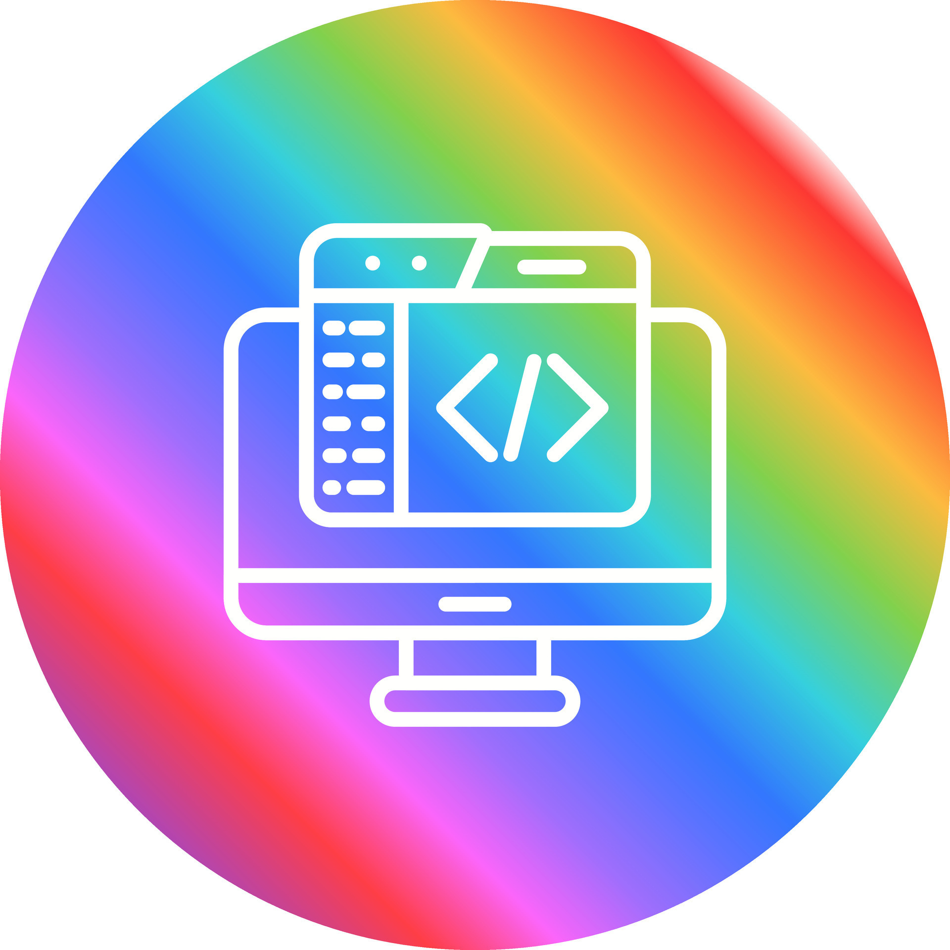 Code Editor Vector Icon 27099050 Vector Art at Vecteezy