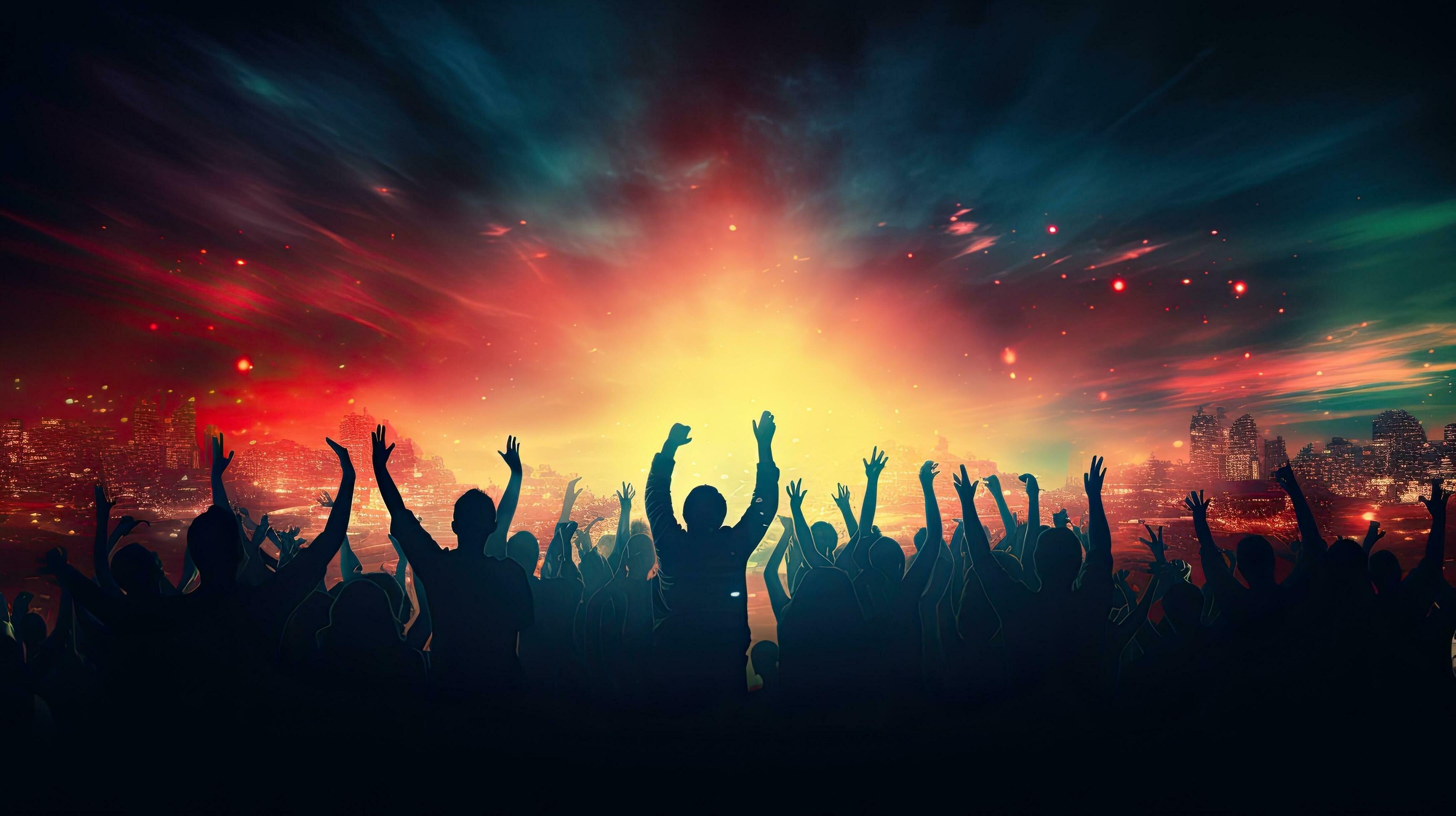 Energetic Audience During A Live Music Performance 27103360 Stock Photo energetic-audience-during-a-live-music-performance-27103360-stock-photo