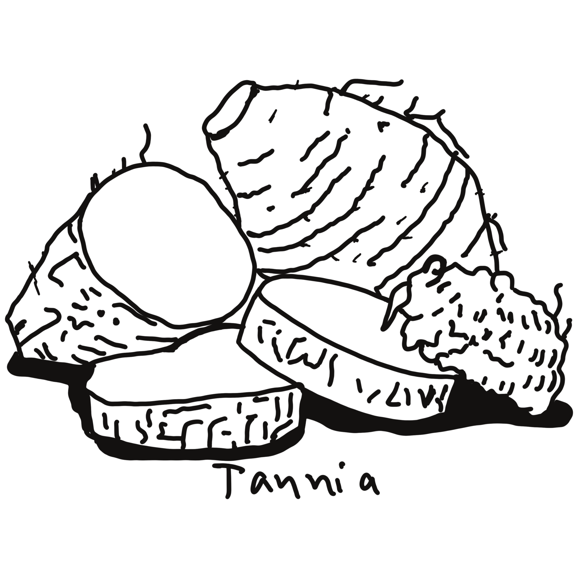 Tannia Doodle Drawing Line Draw Of Fruit And Food 27107722 Png