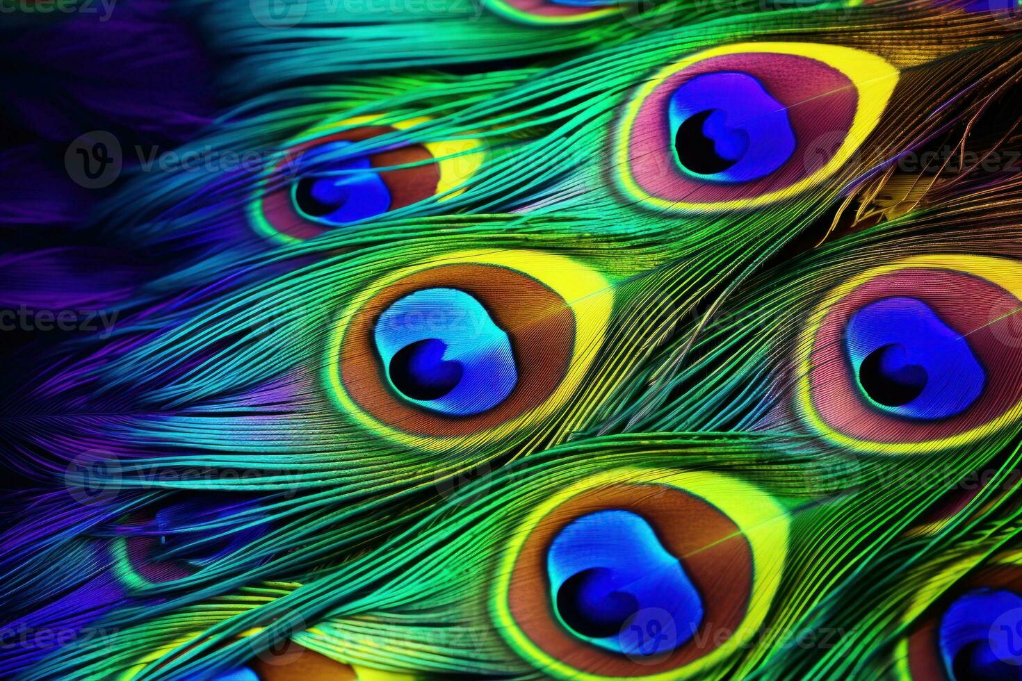 Colorful peacock feathers vivid background 27109628 Stock Photo at Vecteezy