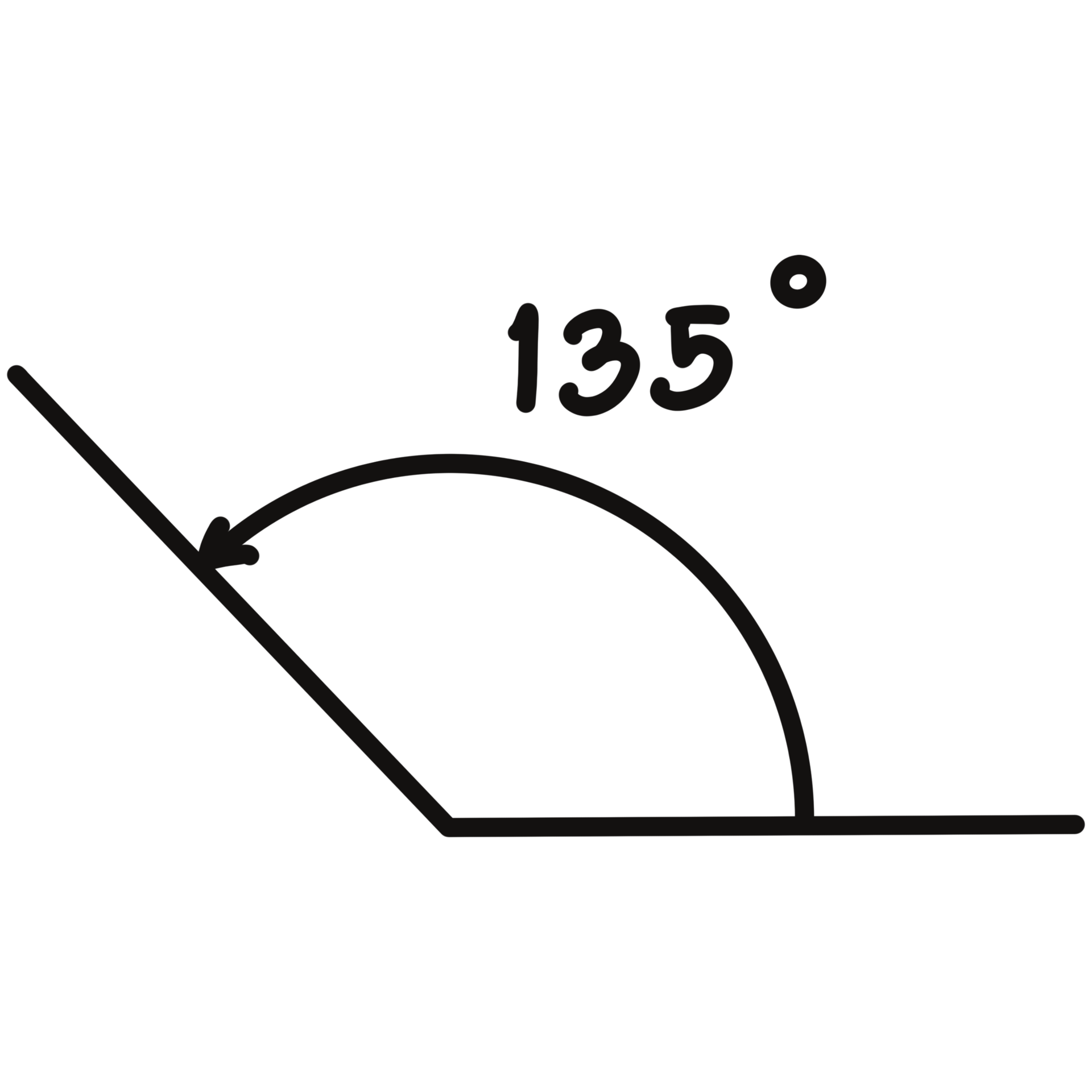 Degrees Angles Geometric Mathematical Degree Angle With Arrow 27110918 Png