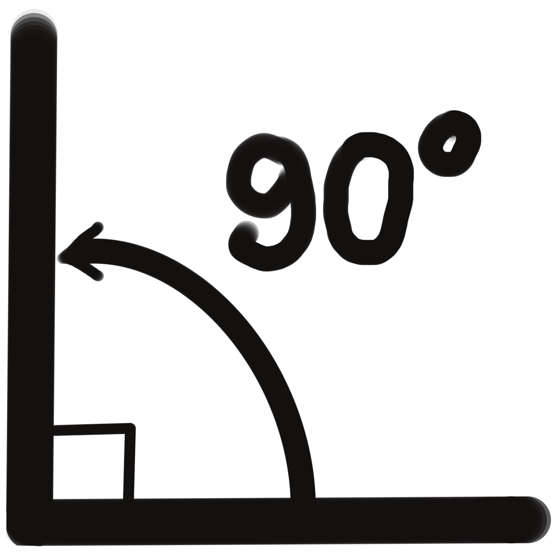 Degrees Angles Geometric Mathematical Degree Angle With Arrow 27110939 Png