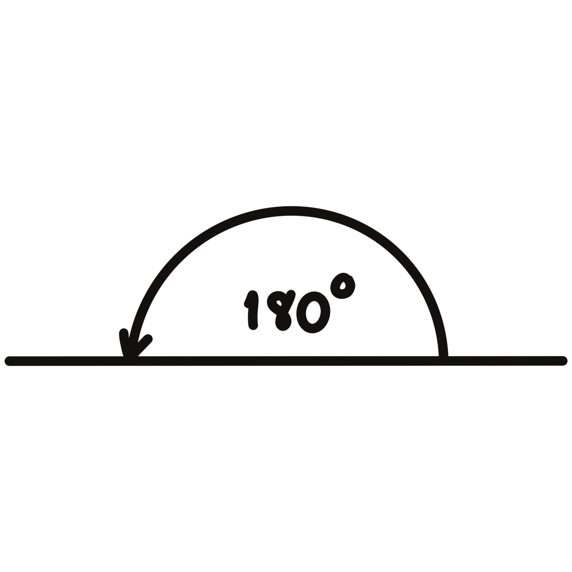 Degrees Angles Geometric Mathematical Degree Angle With Arrow 27110961 Png