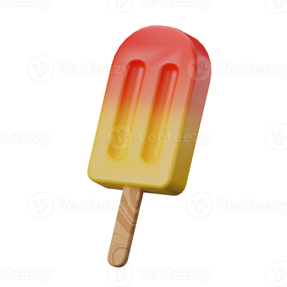 Ice Cream Stick 3d Illustrations 27118442 Png
