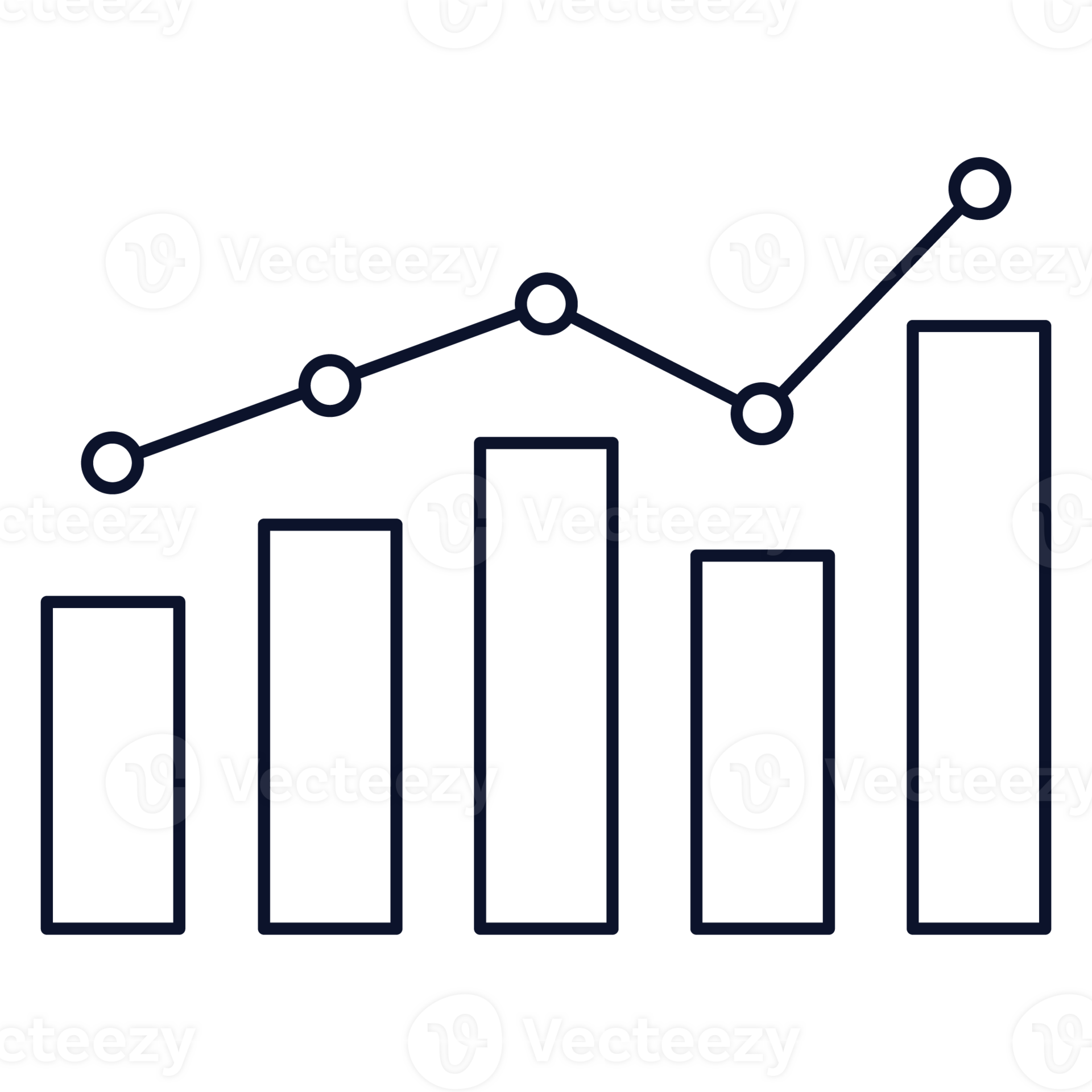 Chart Marketing Sales Outline 2D Illustrations 27118445 PNG