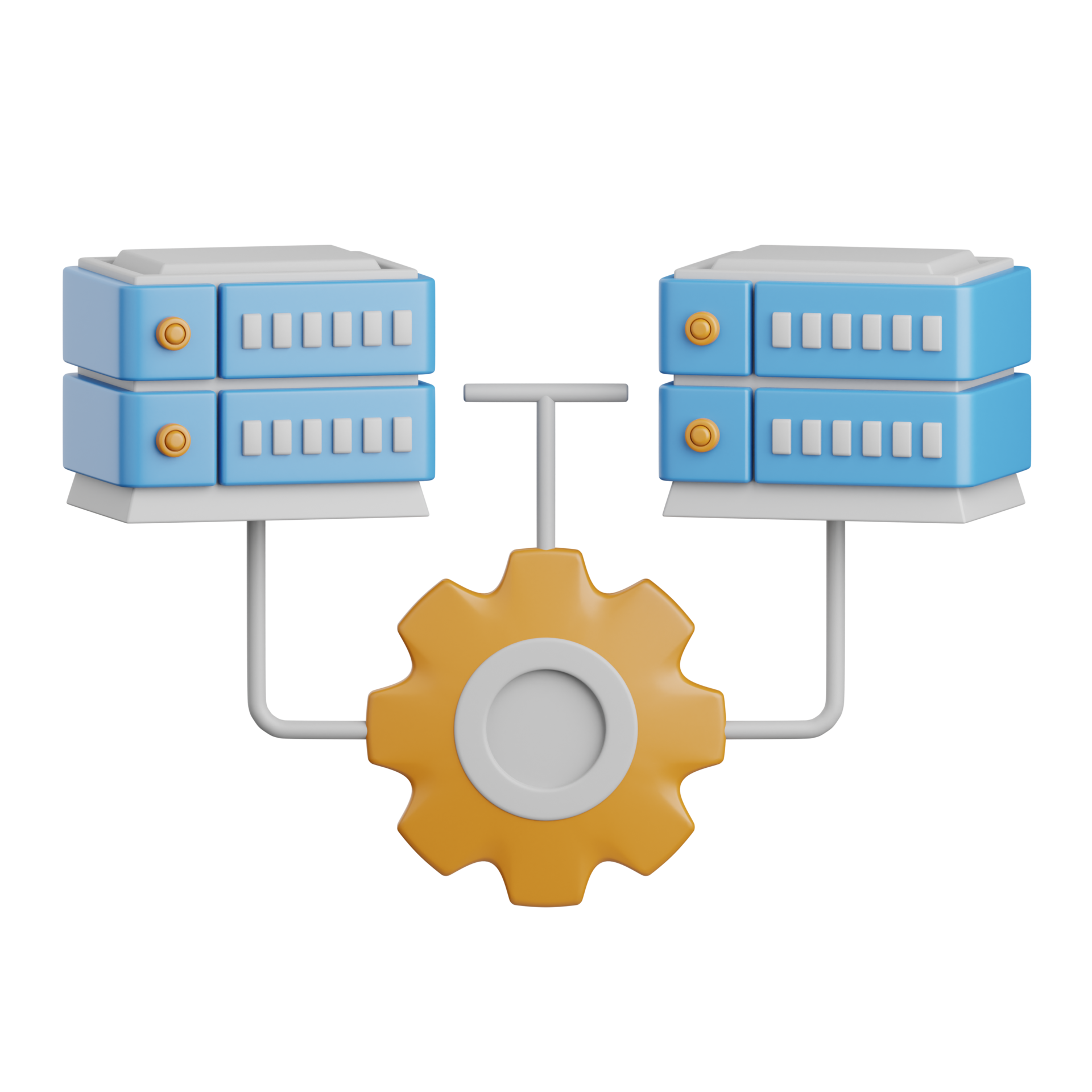 3d Rendering Data Integrated Isolated Useful For Cloud Network Computing Technology Database