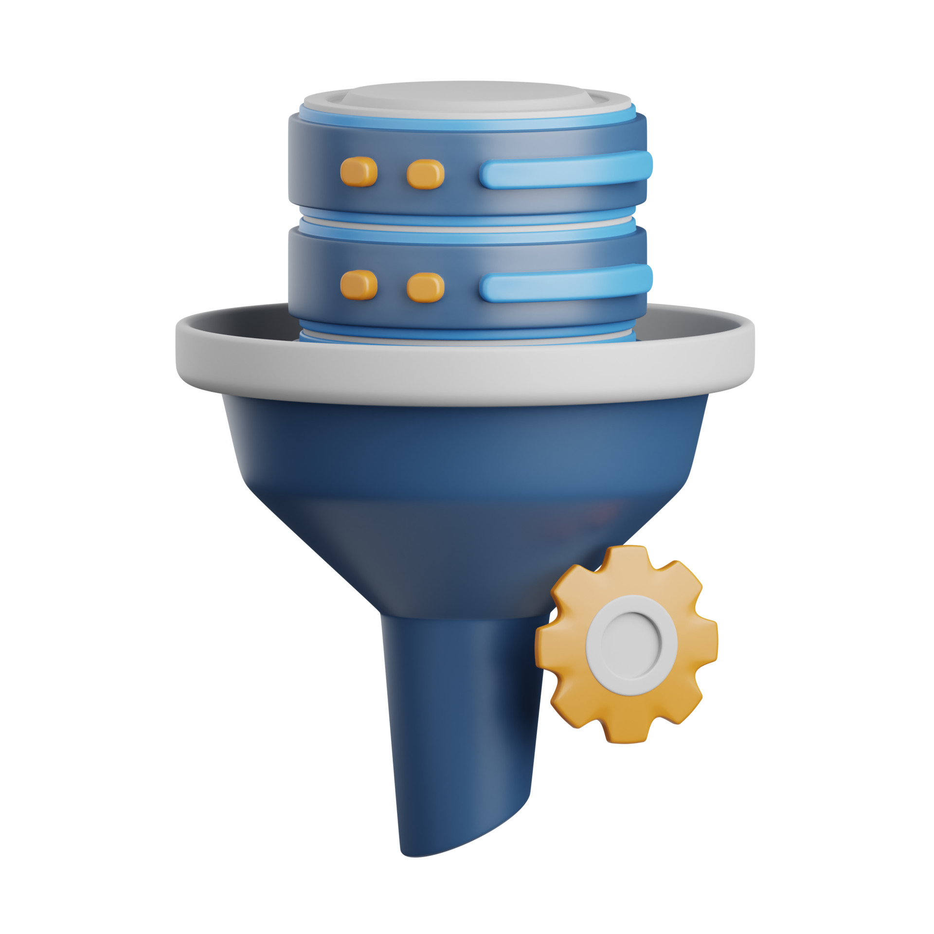 3d Rendering Data Filtering Isolated Useful For Cloud Network Computing Technology Database